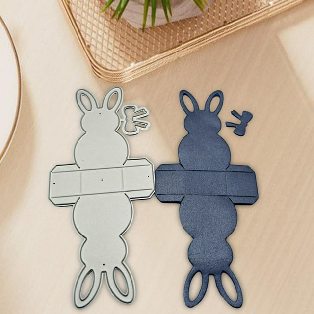 Metal Cutting Dies Candy Gift Box Die Cuts Bunny for Leather Cute Shape ...