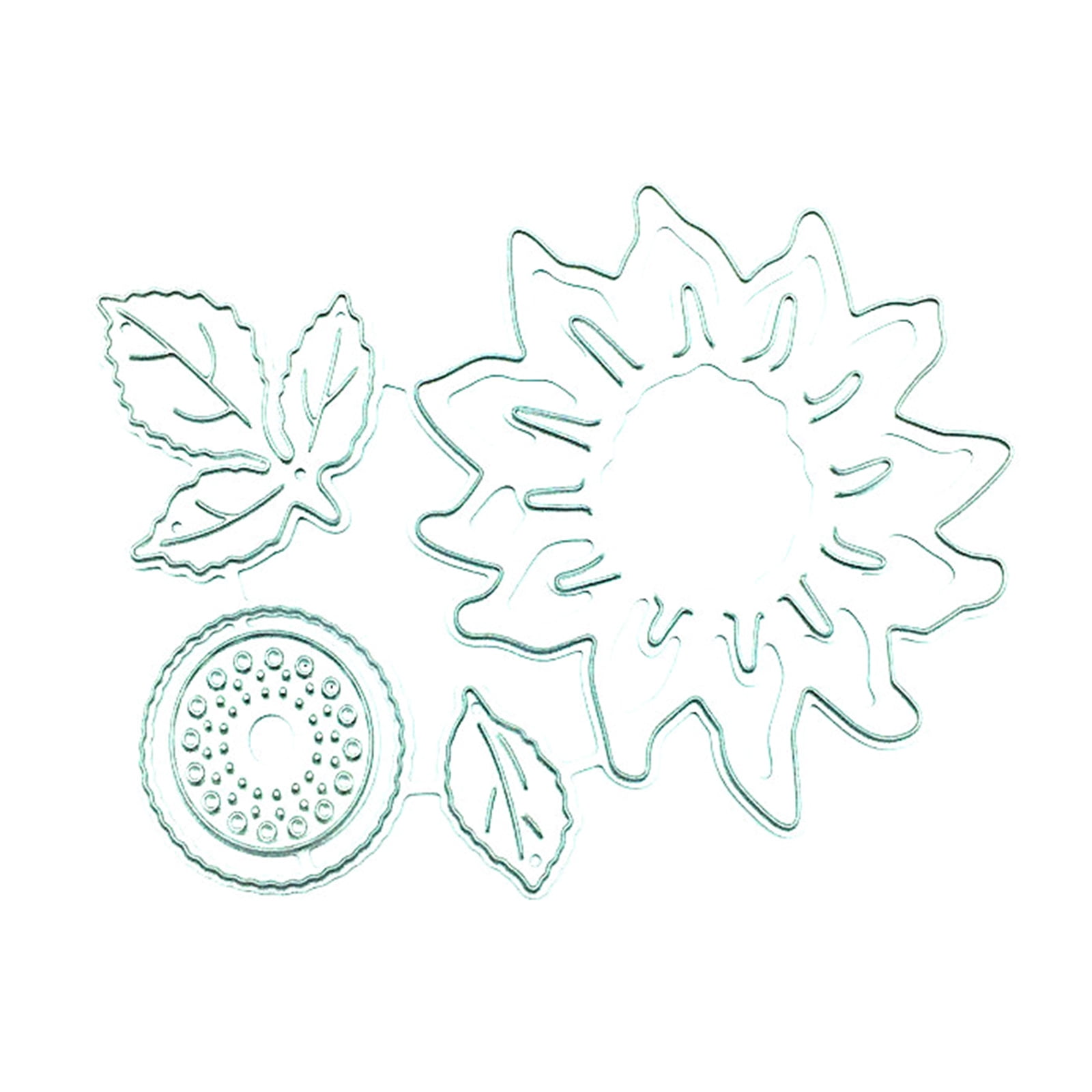 Metal Cutting Dies DIY Sunflower Dies Cuts Craft for Scrapbook Paper ...