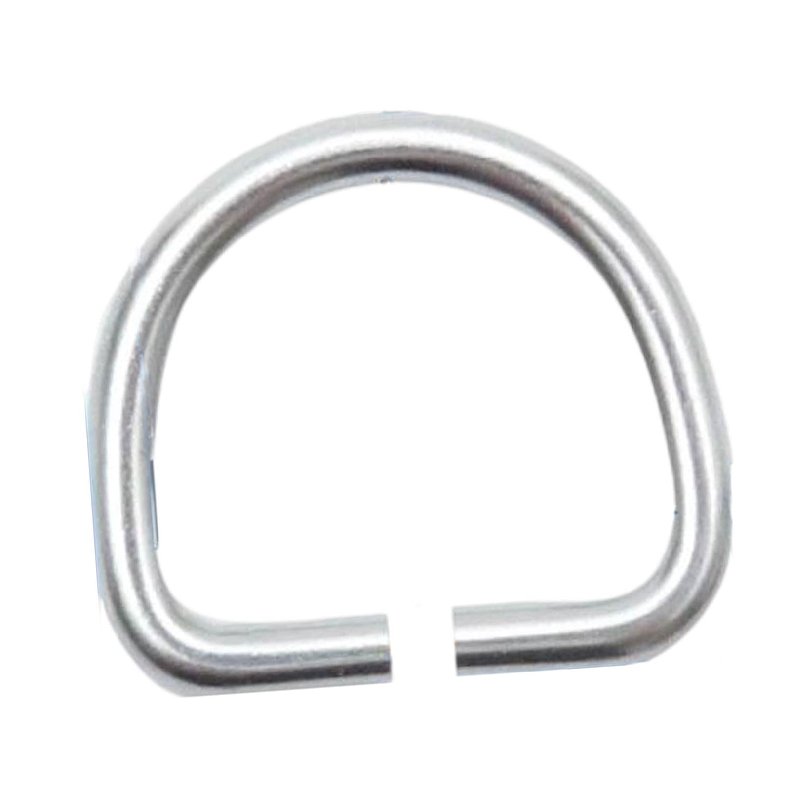 Metal D Ring Webbing Hardware Strap Buckle Open Design for Easy ...