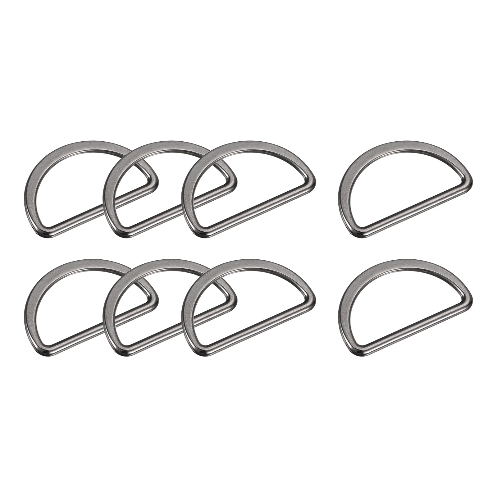 Metal D Rings Buckle, 20 Pack 25mm(0.98") 2mm Thick Welded D Rings ...