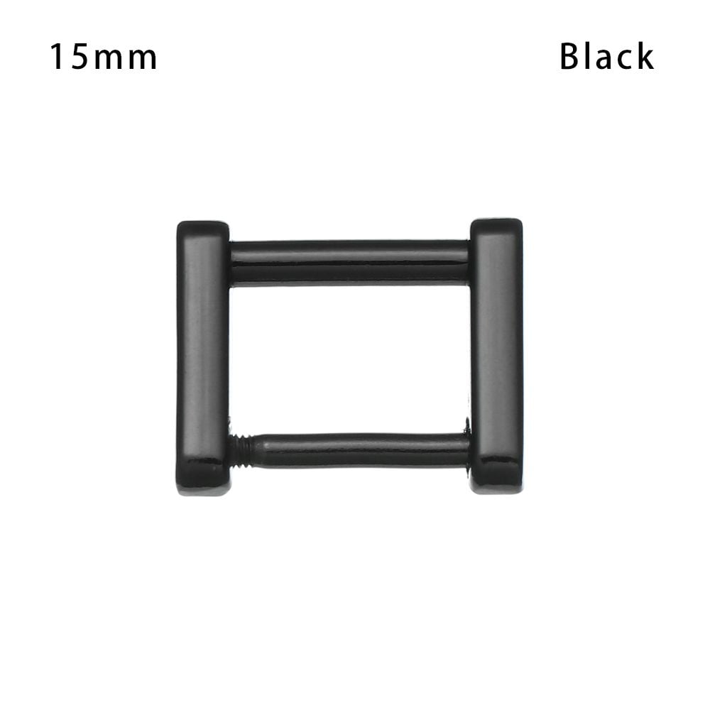 Metal DIY Shoulder Webbing Buckle Leather Craft Clasp Screw Rings ...