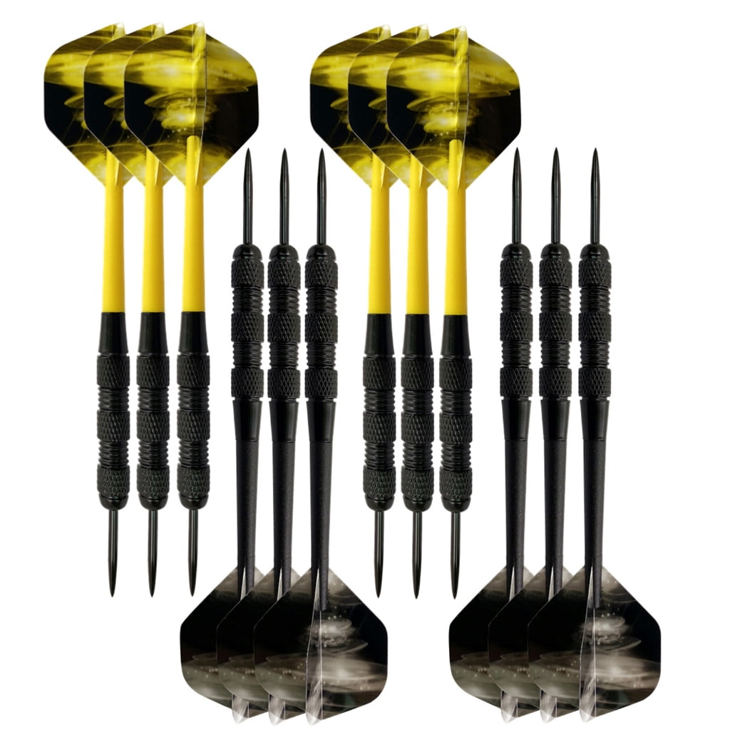 Metal Darts Set with Darts Flight Nylon Shafts Portable O-Rings Tool ...