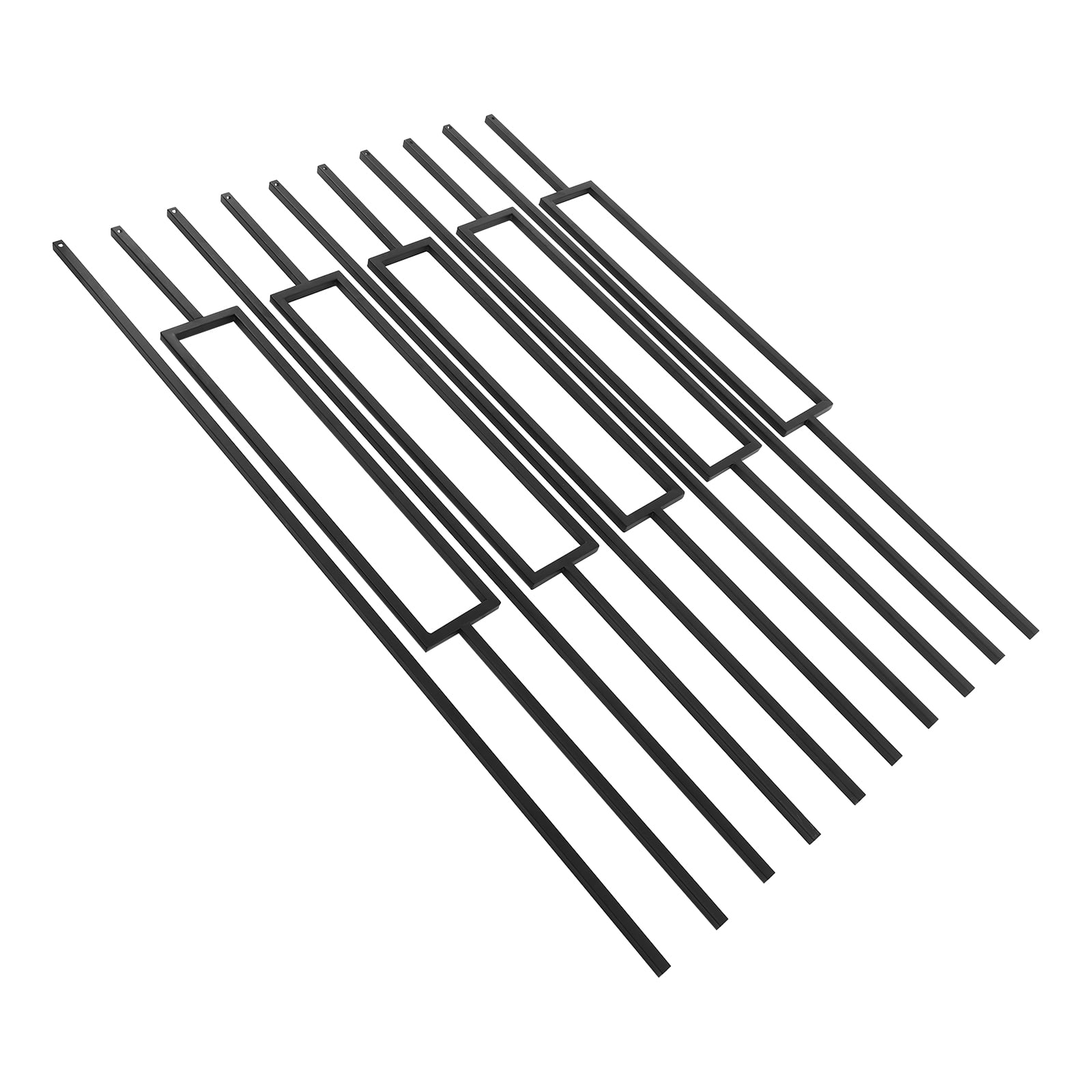 Metal Deck Balusters Staircase Combine 1/2" Deck Balusters Hollow Iron ...