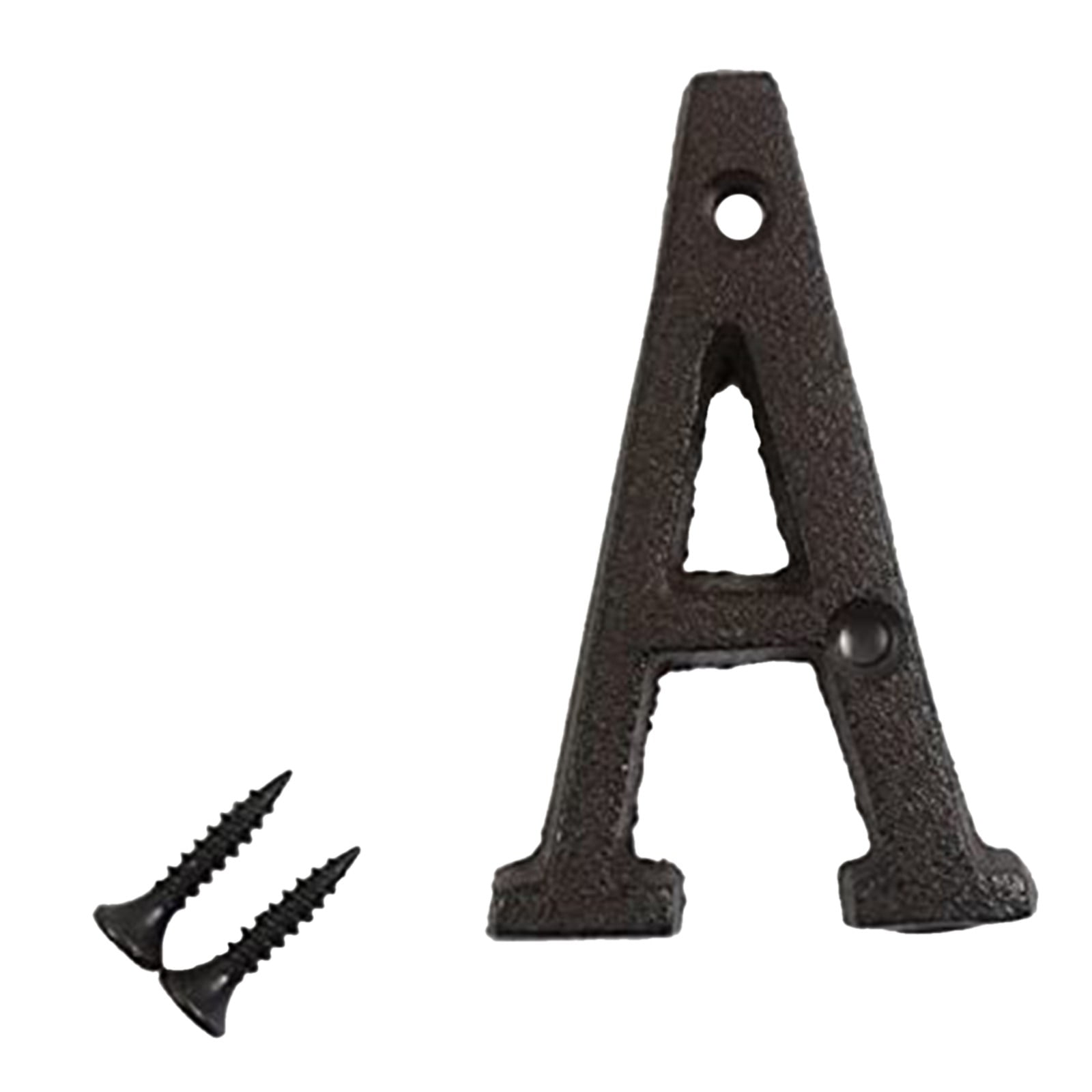 Metal Decor | Nanoei Cast Iron Metal Letter Decor Set, Rustic Diy House ...