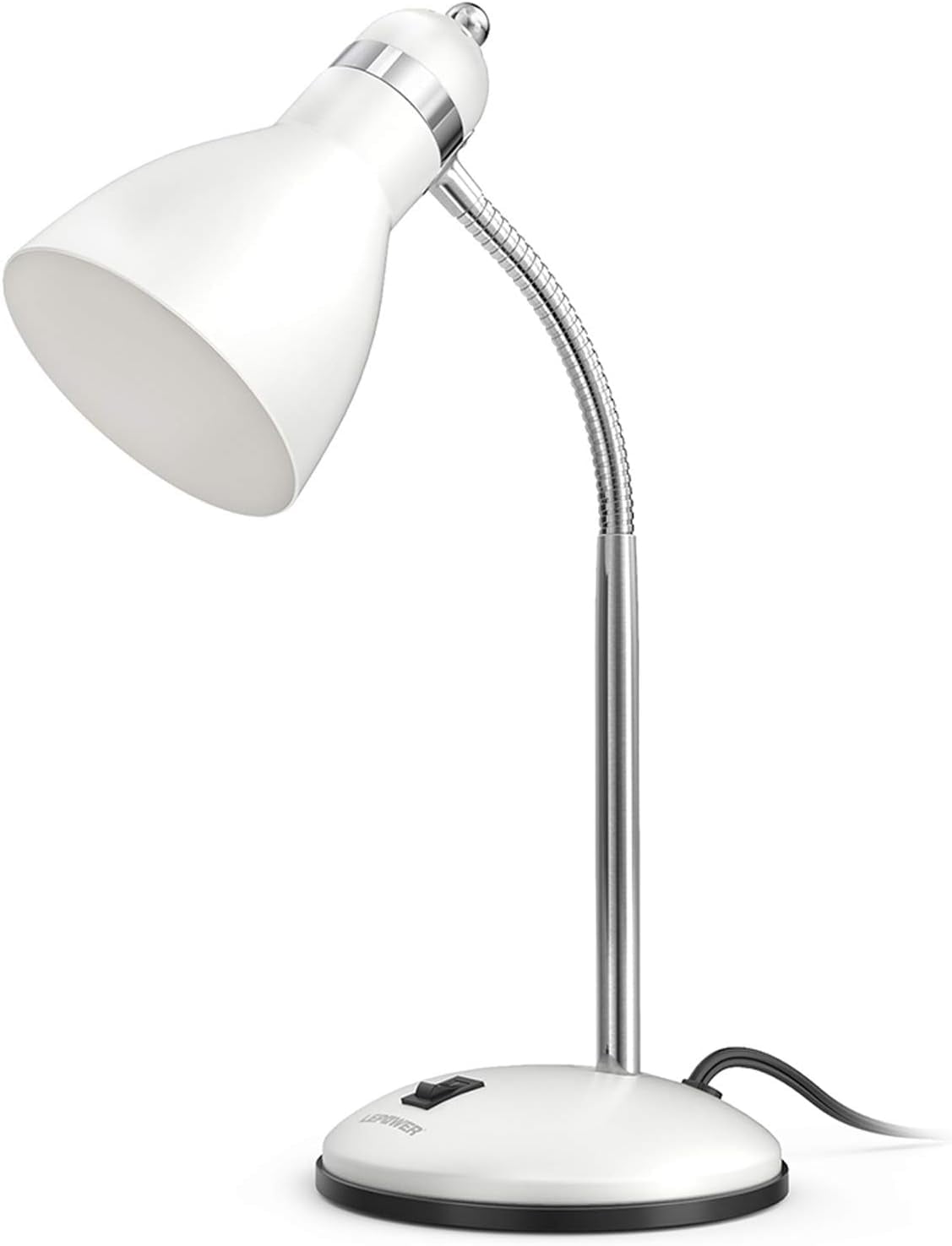 Metal Desk Lamp, Eye-Caring Table Lamp, Study Lamps with Flexible Goose ...