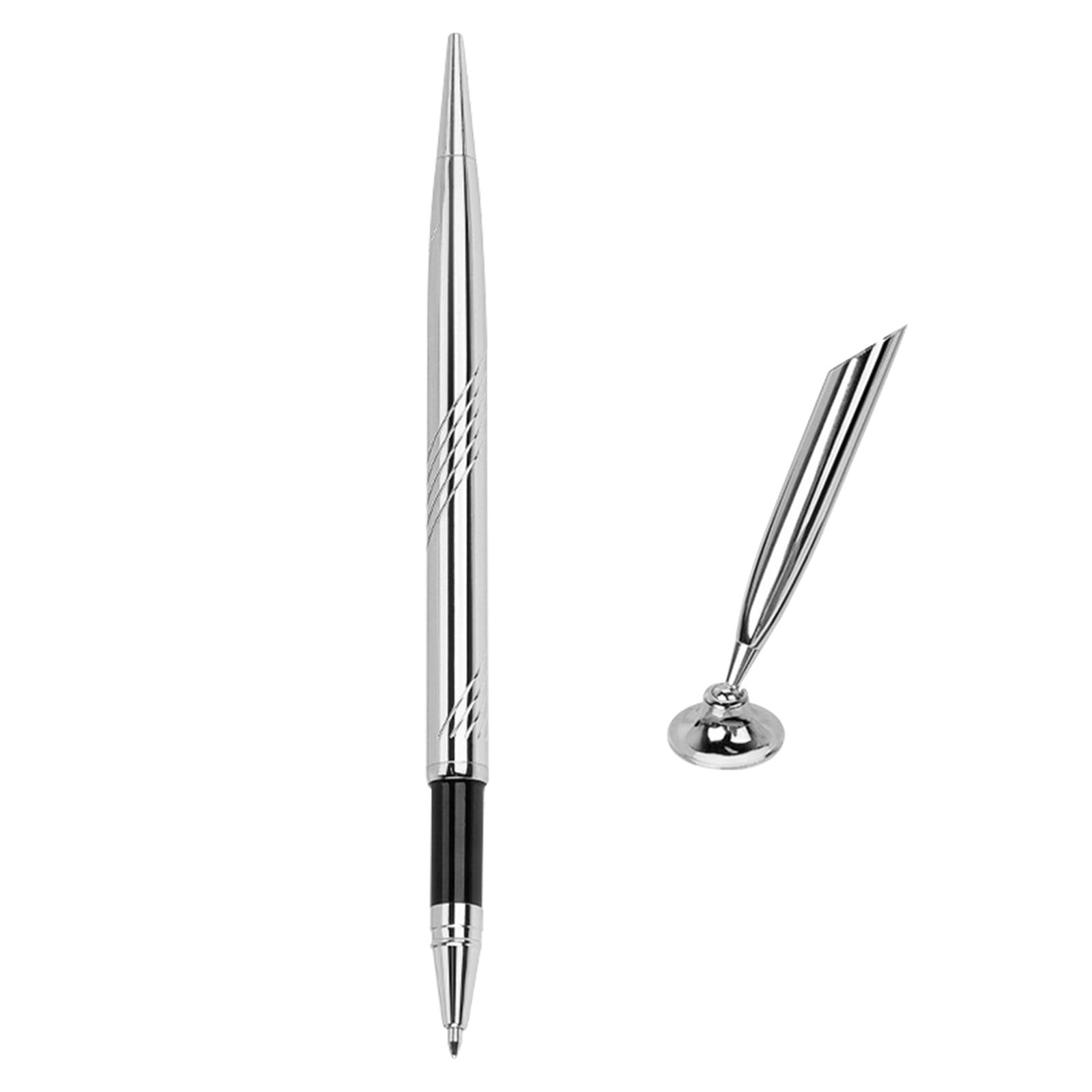 Metal Desk Pen 10ml | Countertop Signing Pen for Office, Hotel, Bank ...