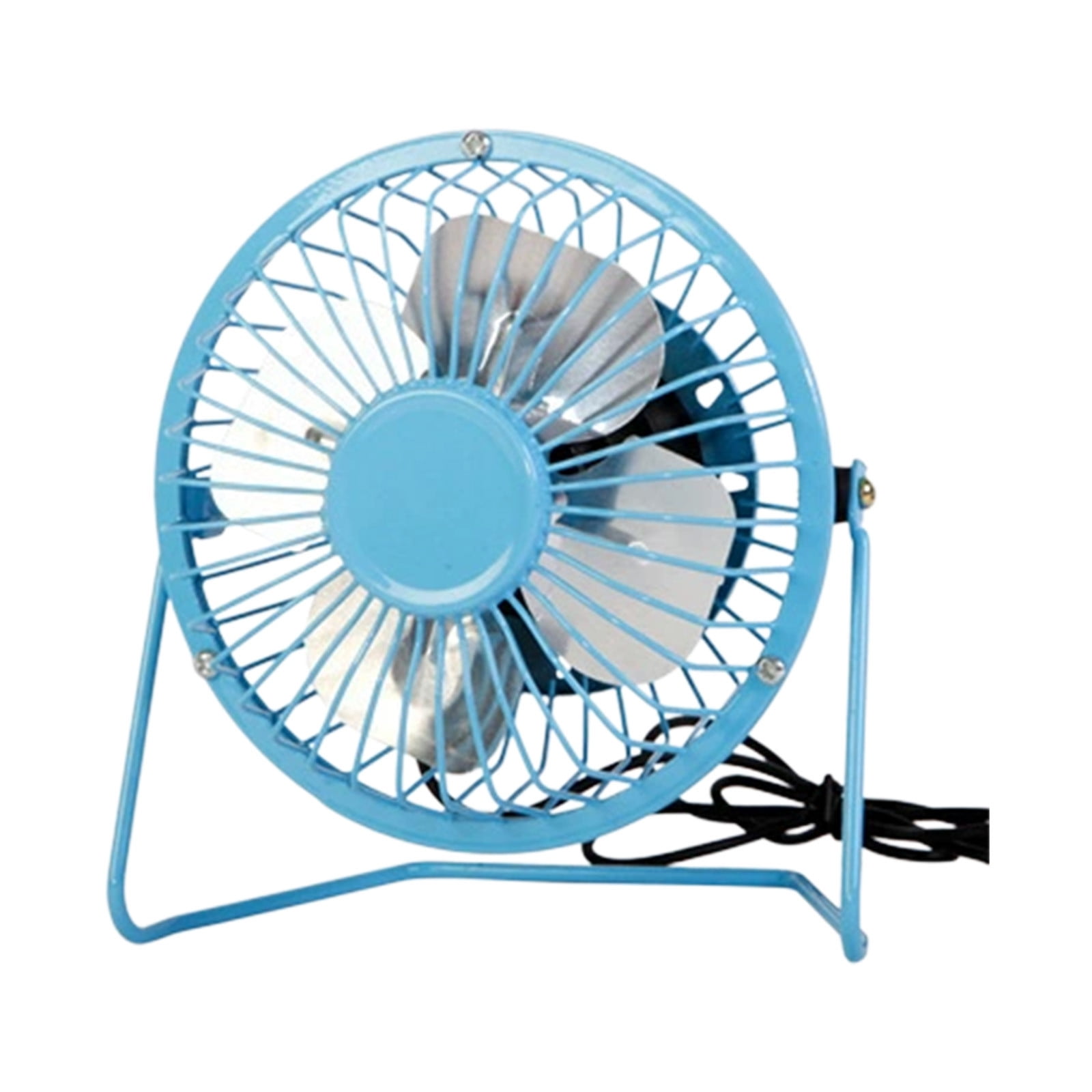 Metal Desktop Fan Mini Quiet Personal Cooling Fan Retro Design Electric ...