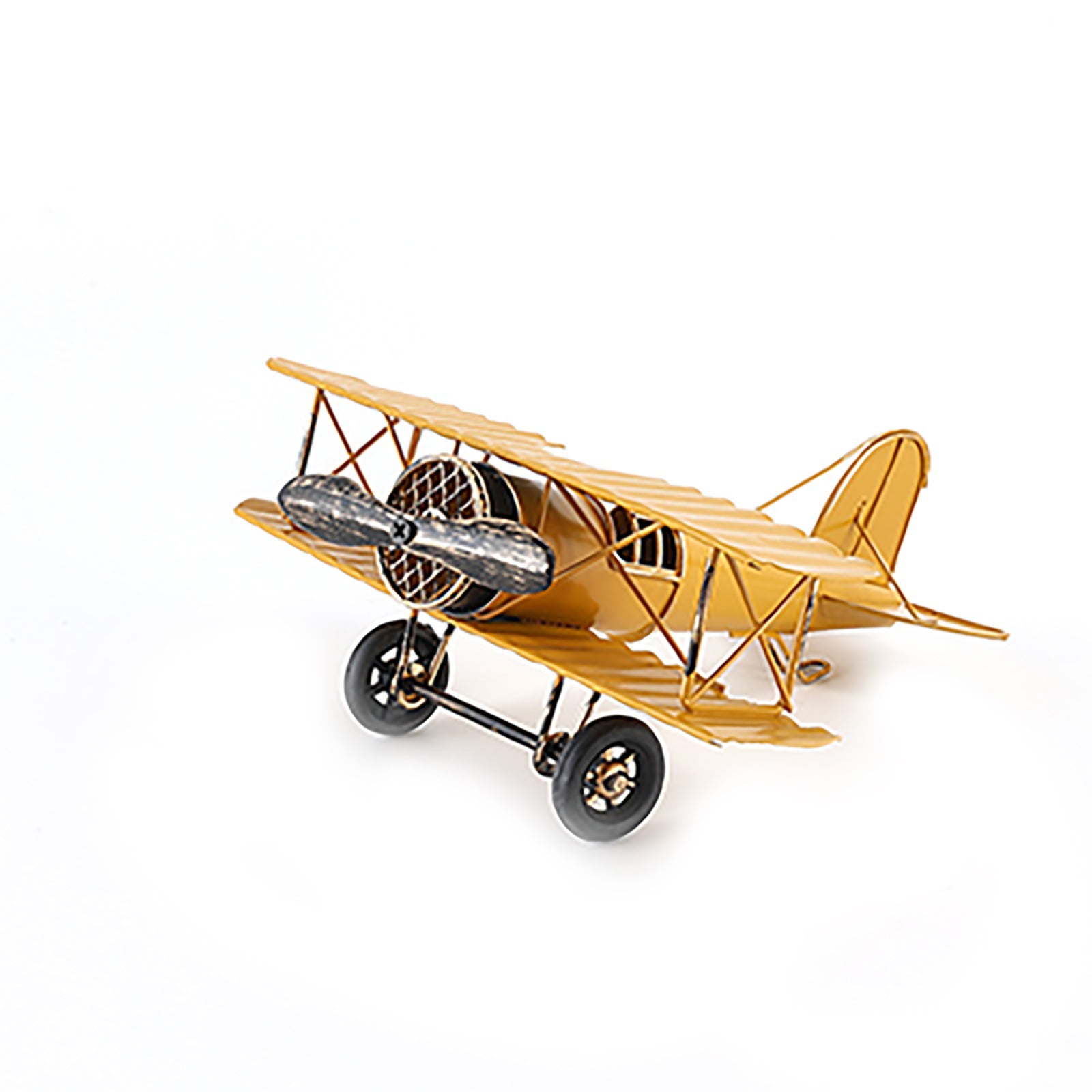 Metal Desktop Ornament - Dienrx Vintage Airplane Decor Metal Hanging ...