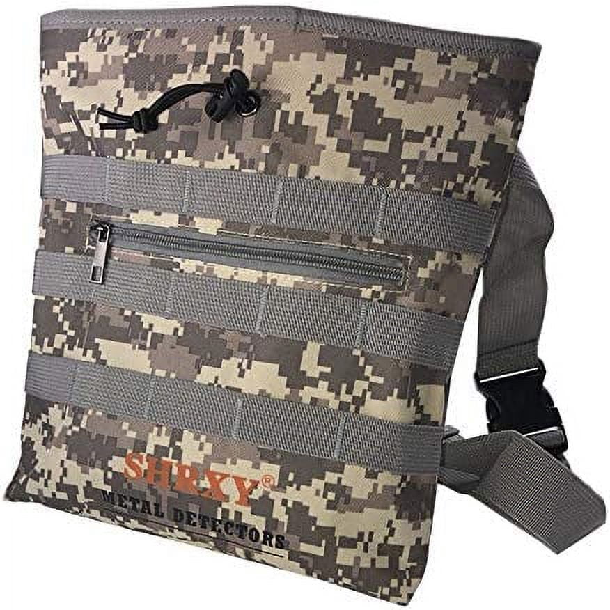 Metal Detecting Digger's Pouch Finds Bag Camo Drawstring Combo Pick Up ...