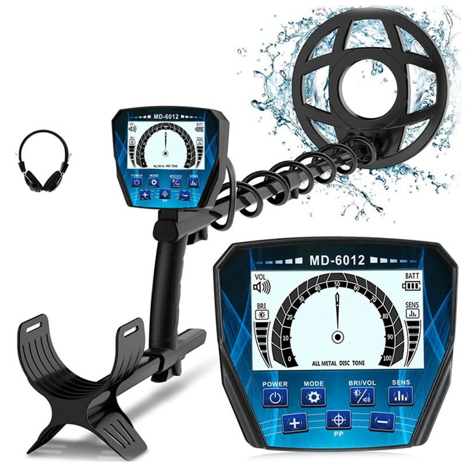 Metal Detector, Analog Pointer Metal Detector with 4.3IN Backlight Screen, for Detecting Gold ...