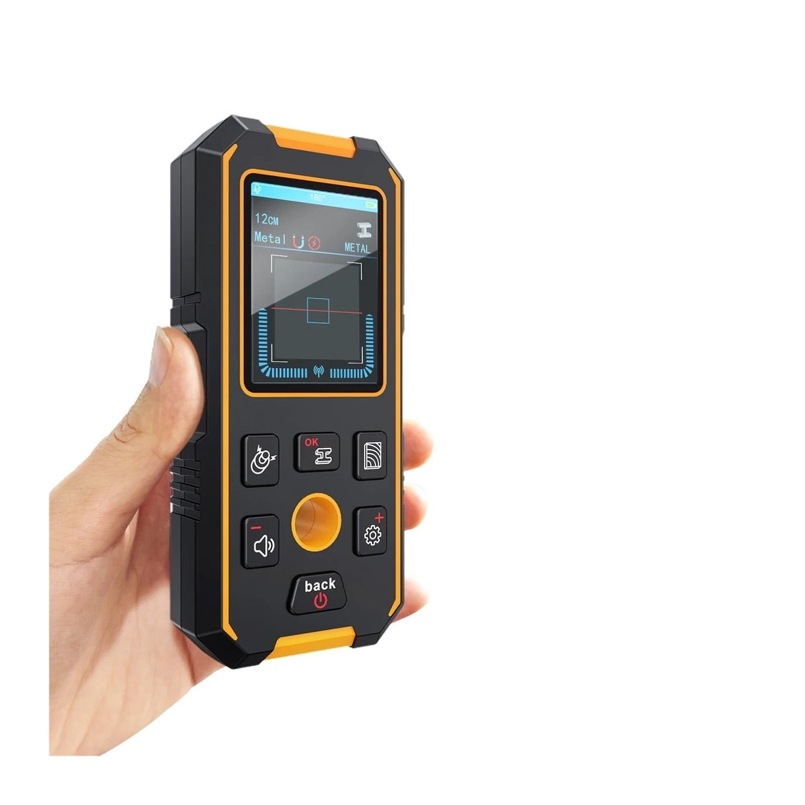 Metal Detector Digital Wall Scanner Laser Rangefinder LCD Display Wall ...