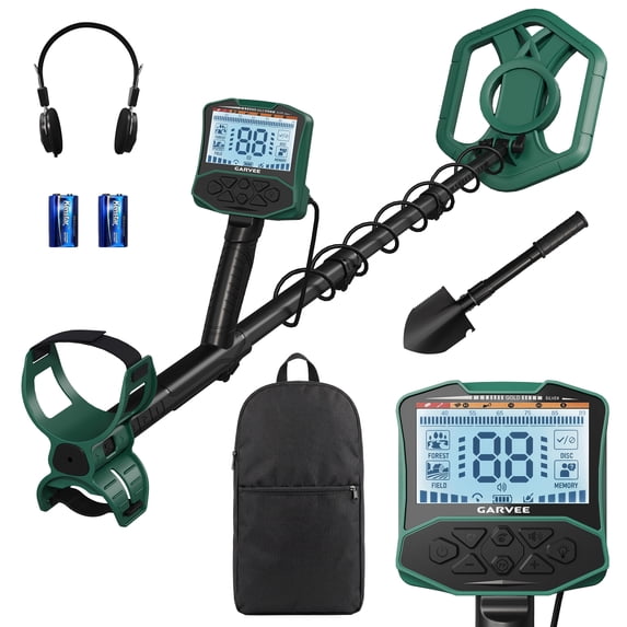 Metal Detector for Gold Coins Jewelry – 5.8kHz, 4 Modes, Backlit LCD ...