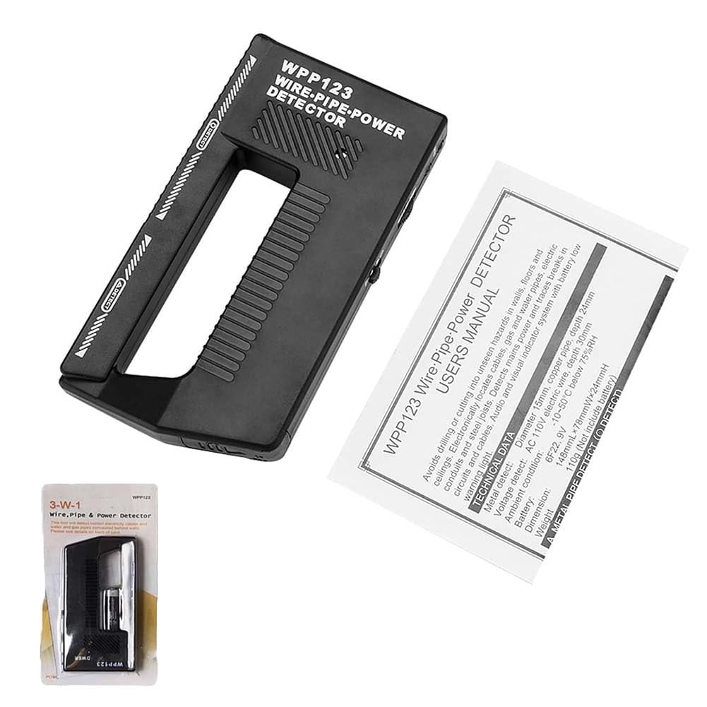 Metal Detector, High Sensitivity Wall Scanner, Adjustable Alert Pipe ...