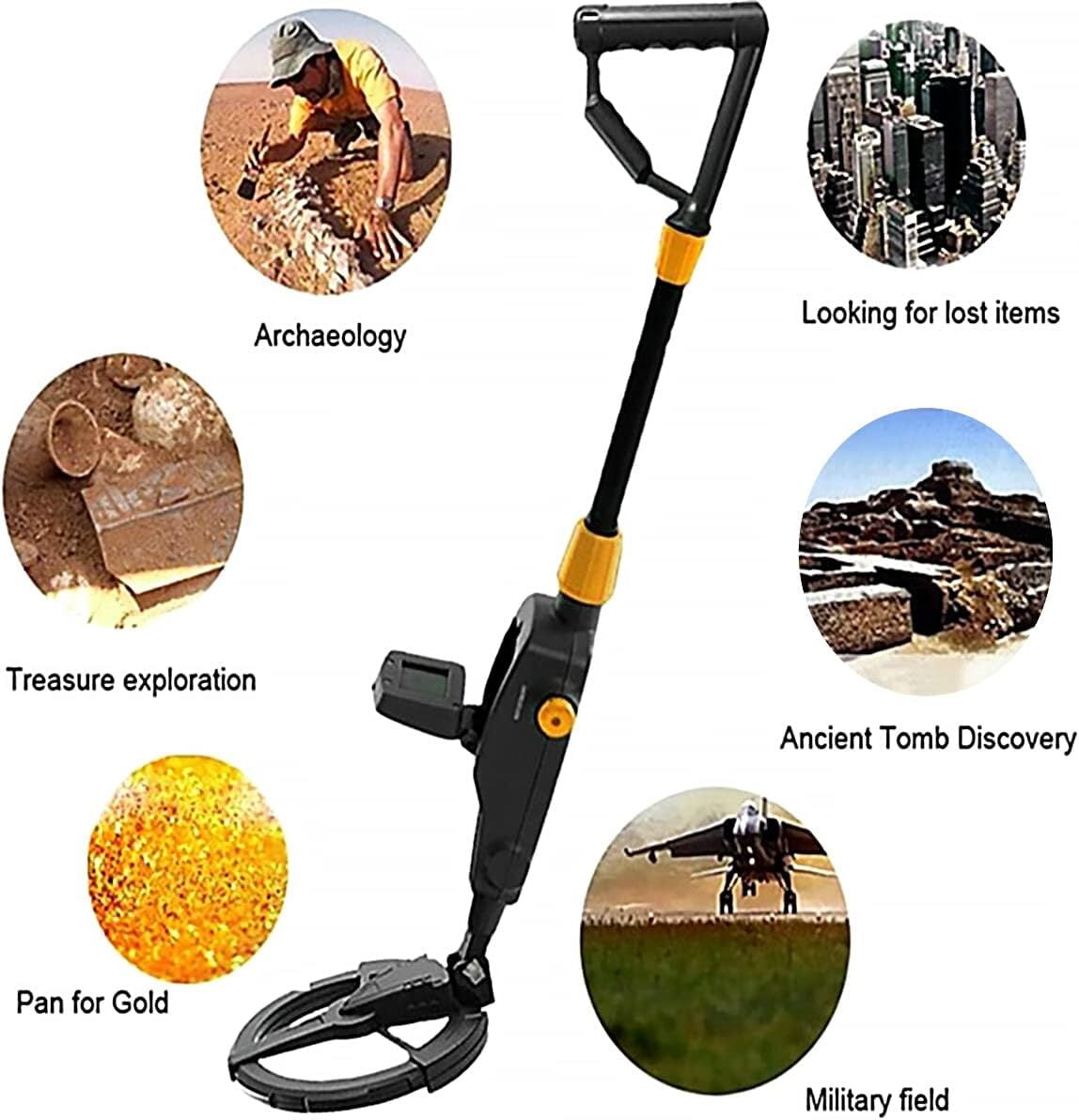 Metal Detector for Kids, High Accuracy Adjustable Metal Detector with ...