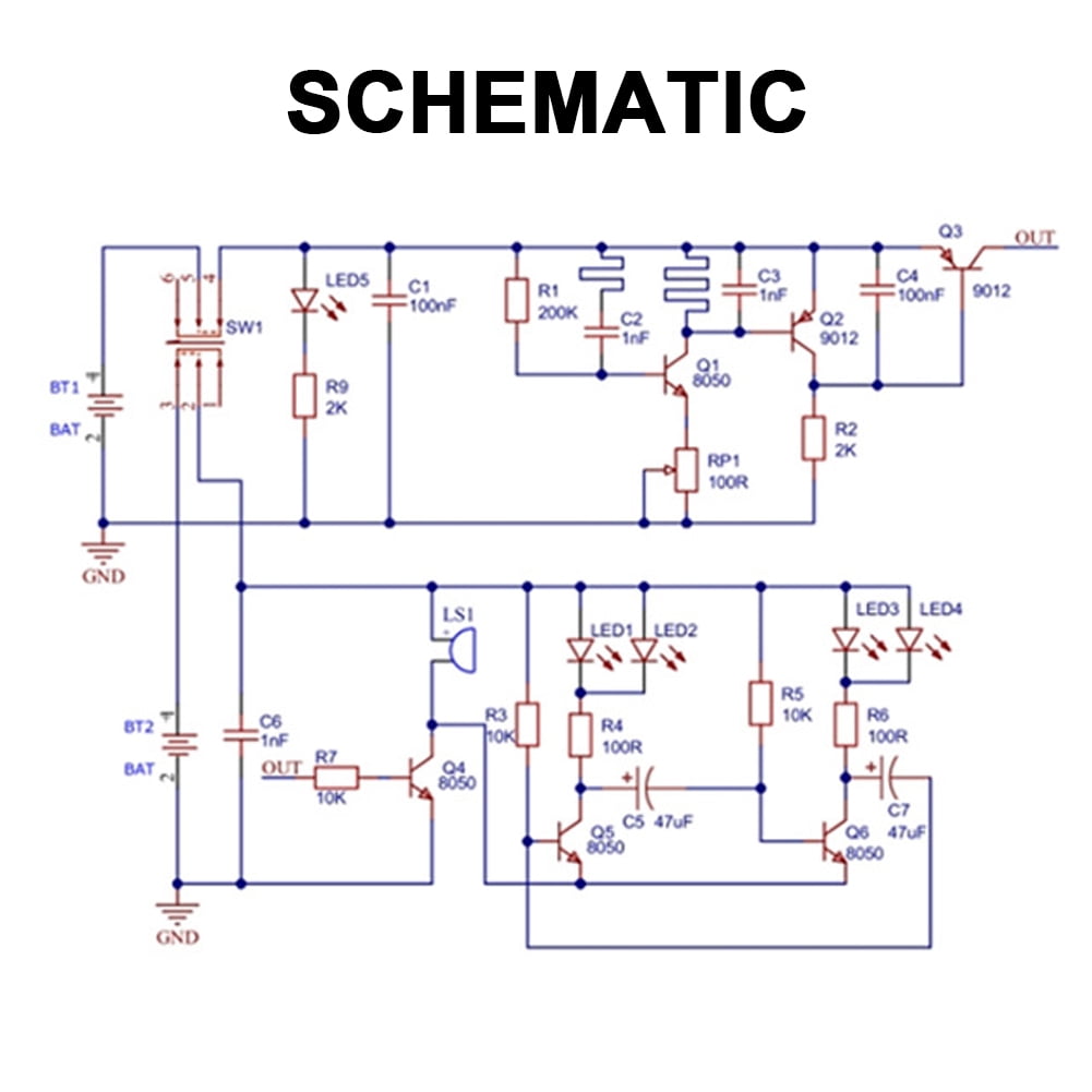 Metal Detector,Metal Locator Loose Metal Diy Kit Simple Metal Locator ...