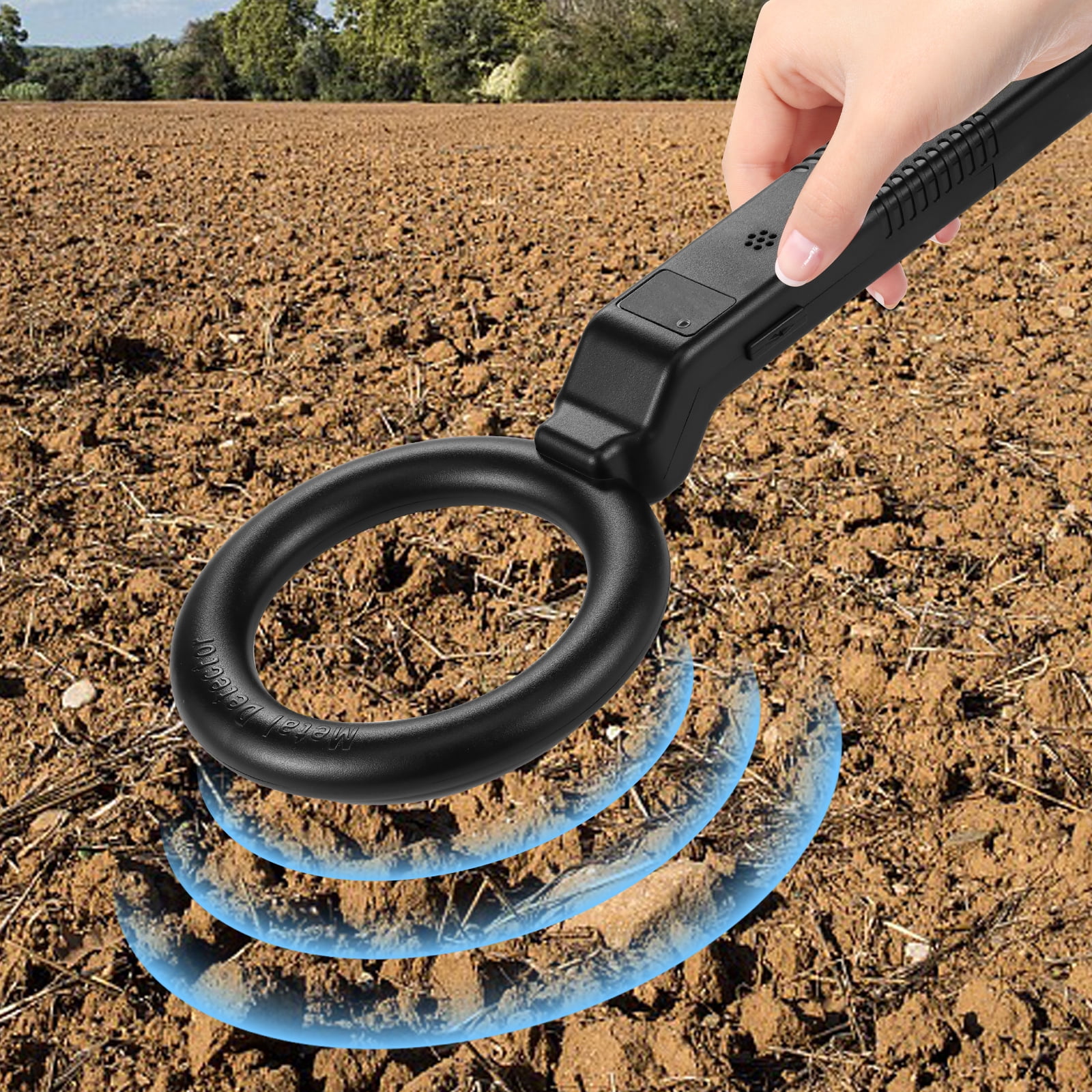Metal Detector PP Metal Finder Waterproof Metal Locator Metal Sensing ...