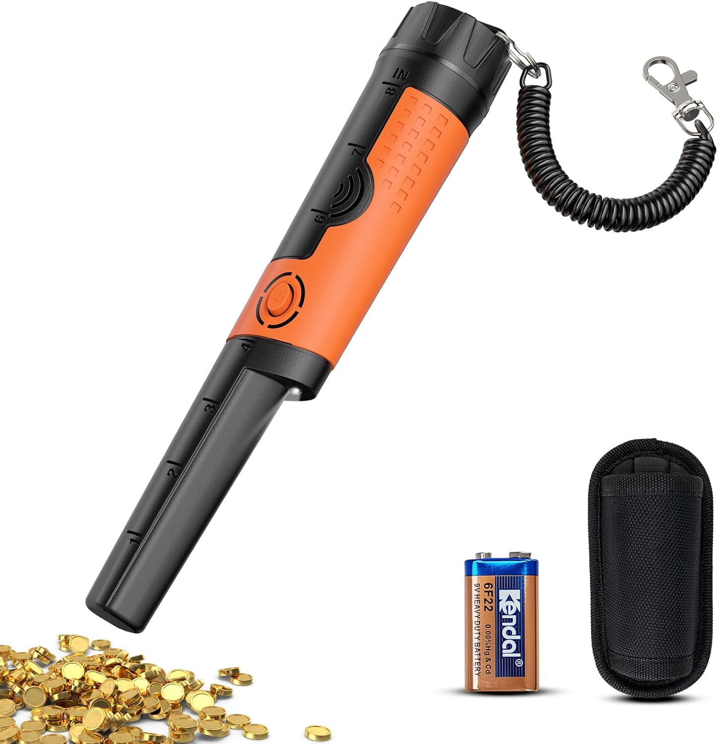 Metal Detector Pinpointer for Adults & Kids - Waterproof Handheld Pin Pointer Wand - High ...