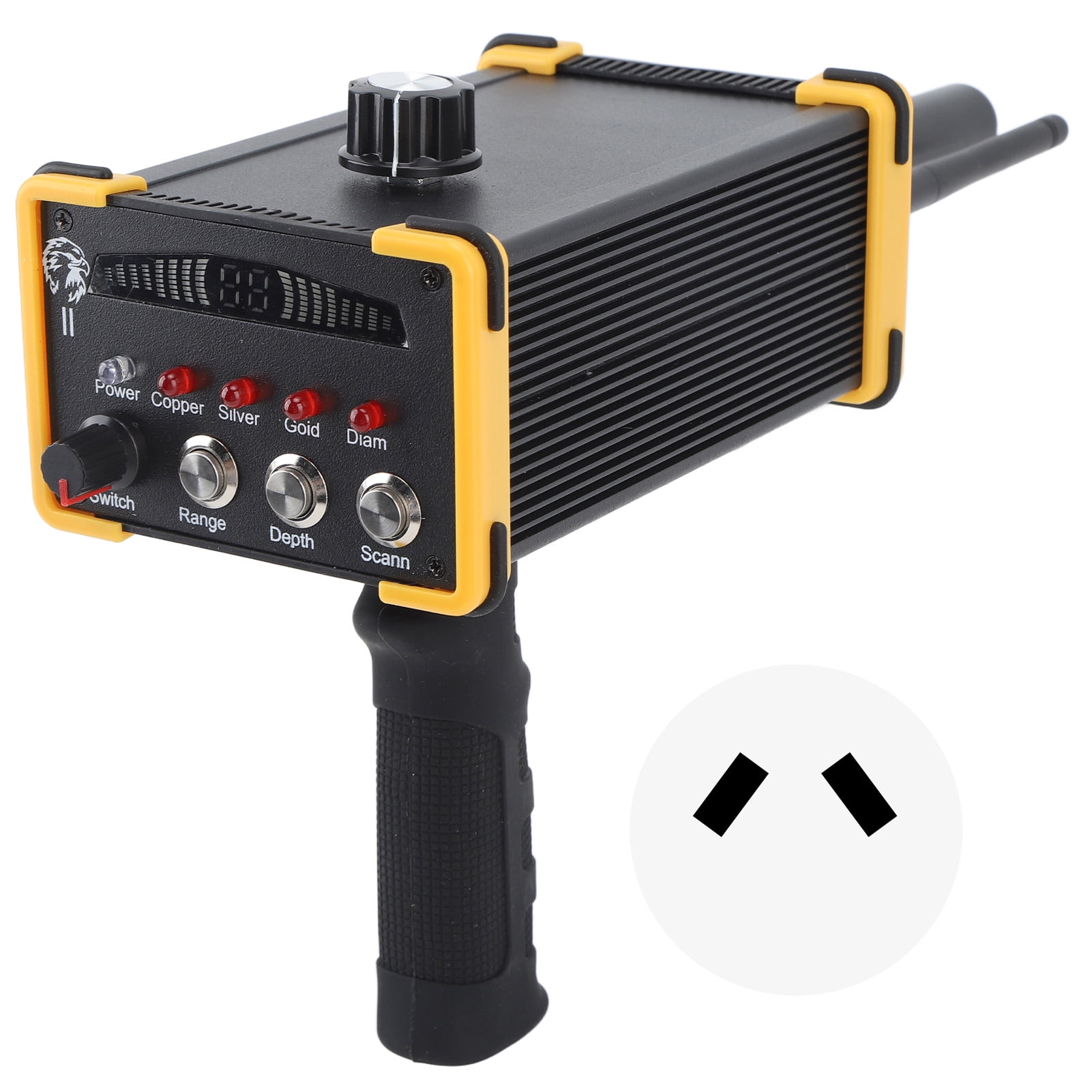 Metal Detector Professional Handheld High Accuracy Gold Finder Scanner ...