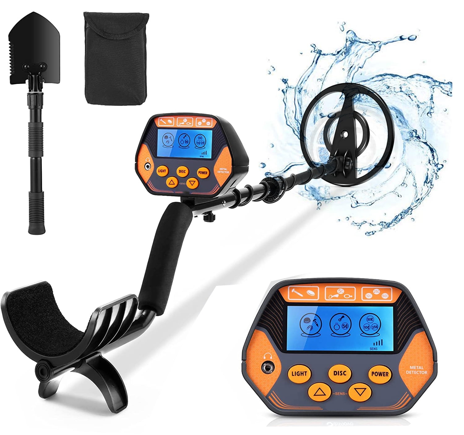 Metal Detector, Professional High Accuracy Metal Detector for Adults ...
