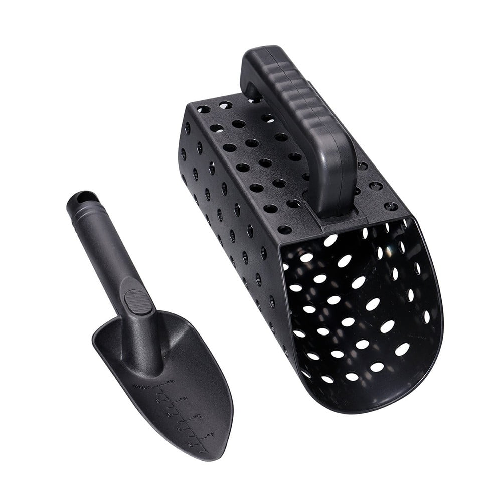 Metal Detector Sand Shovel Set Stainless Steel Beach Digging Filter ...
