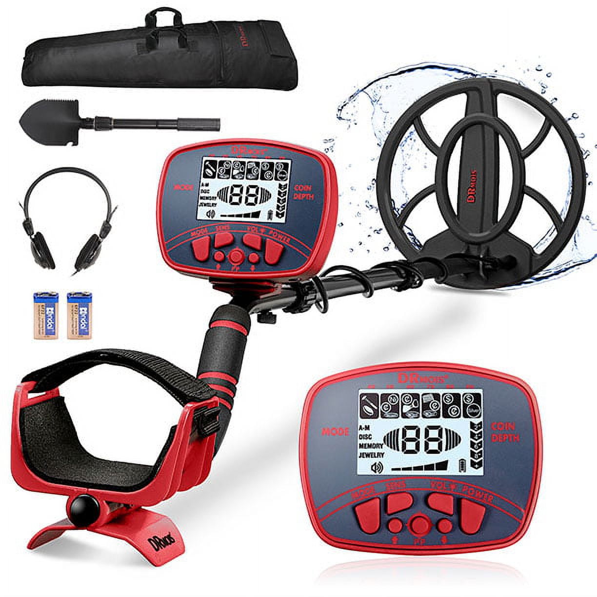 Metal Detectors, DRMOIS Waterproof Ip68 with High Accuracy Waterproof ...