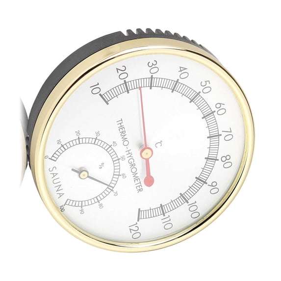 Metal Dial Indoor Thermometer Hygrometer Hygro thermometer Sauna Room ...