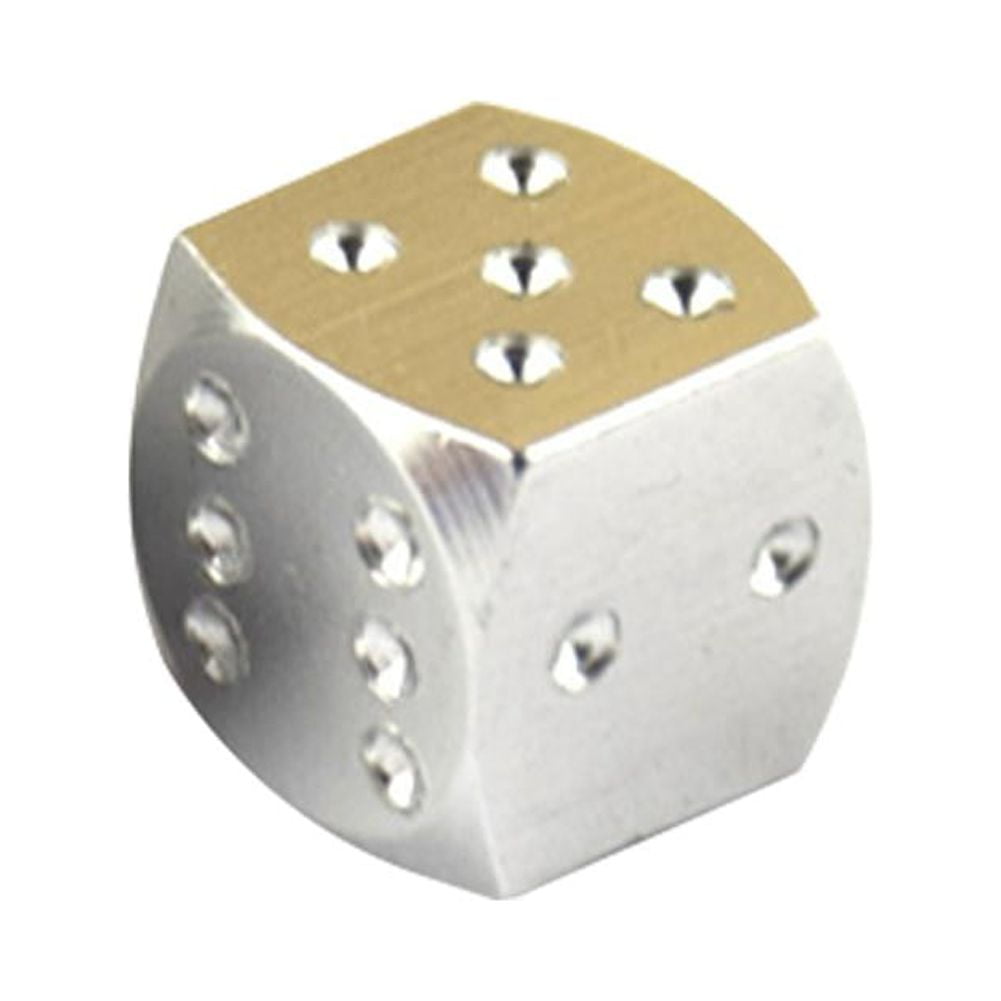 Metal Dice Wheel Valve Stem Tire Caps Trims For Car Bike Dust Cover ...