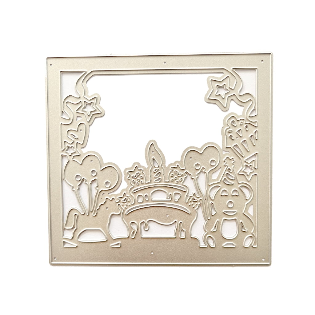 Metal Die Cuts Birthday Embossing Stencil Cutting Dies for Card Making ...
