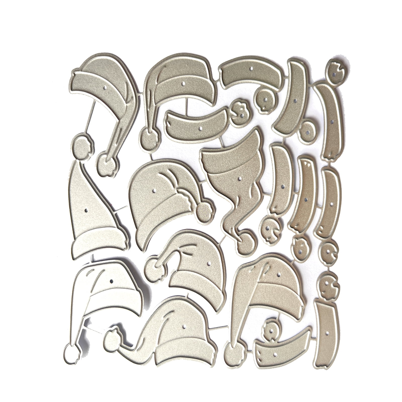 Metal Die Cuts Christmas Hat Embossing Stencil Cutting Dies for Card ...
