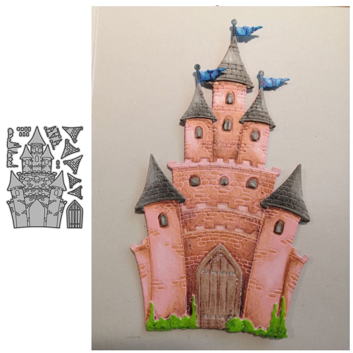 Metal Die Cuts, Fairy Castle Cutting Dies for DIY Scrapbooking Album ...