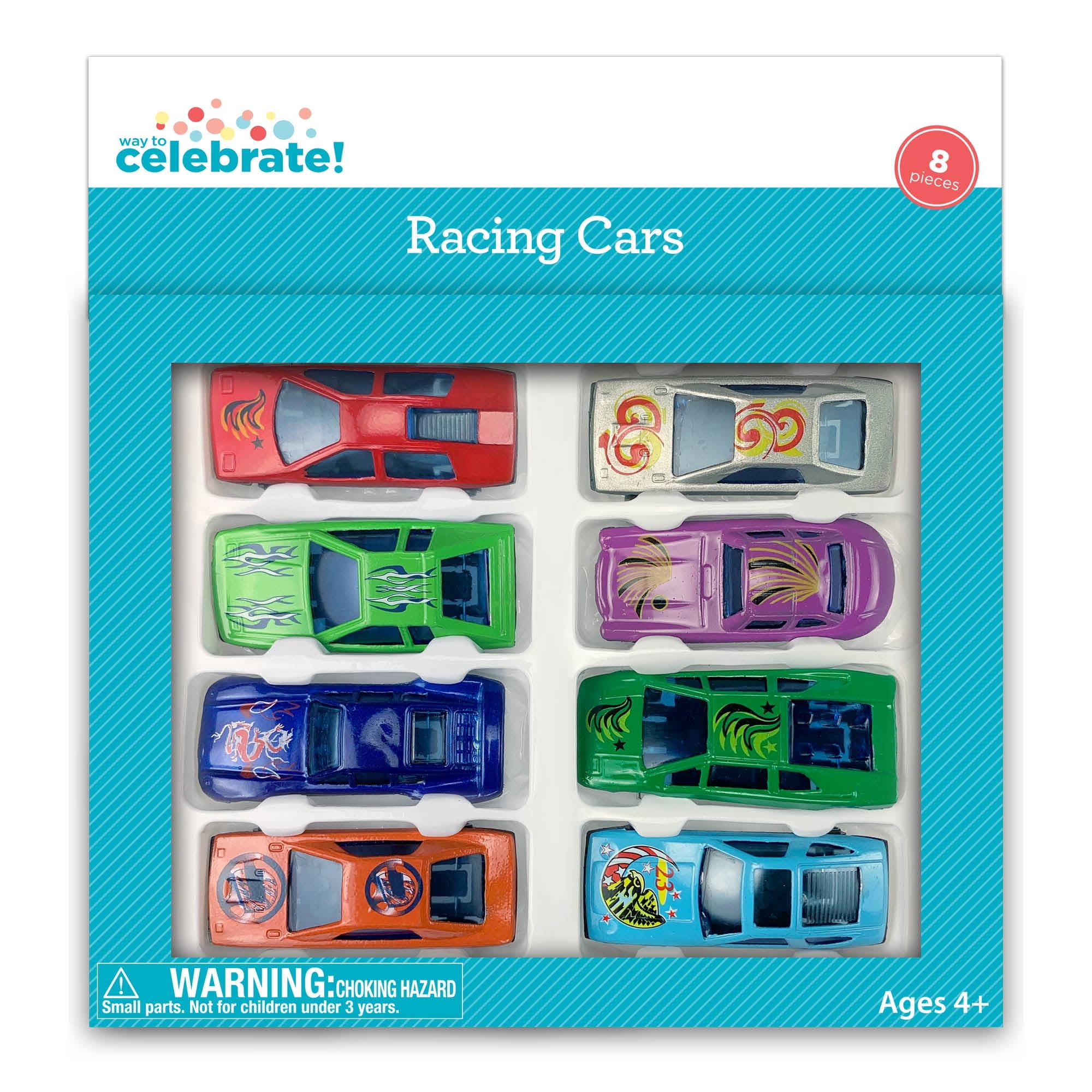 Number 8 Race Car Number