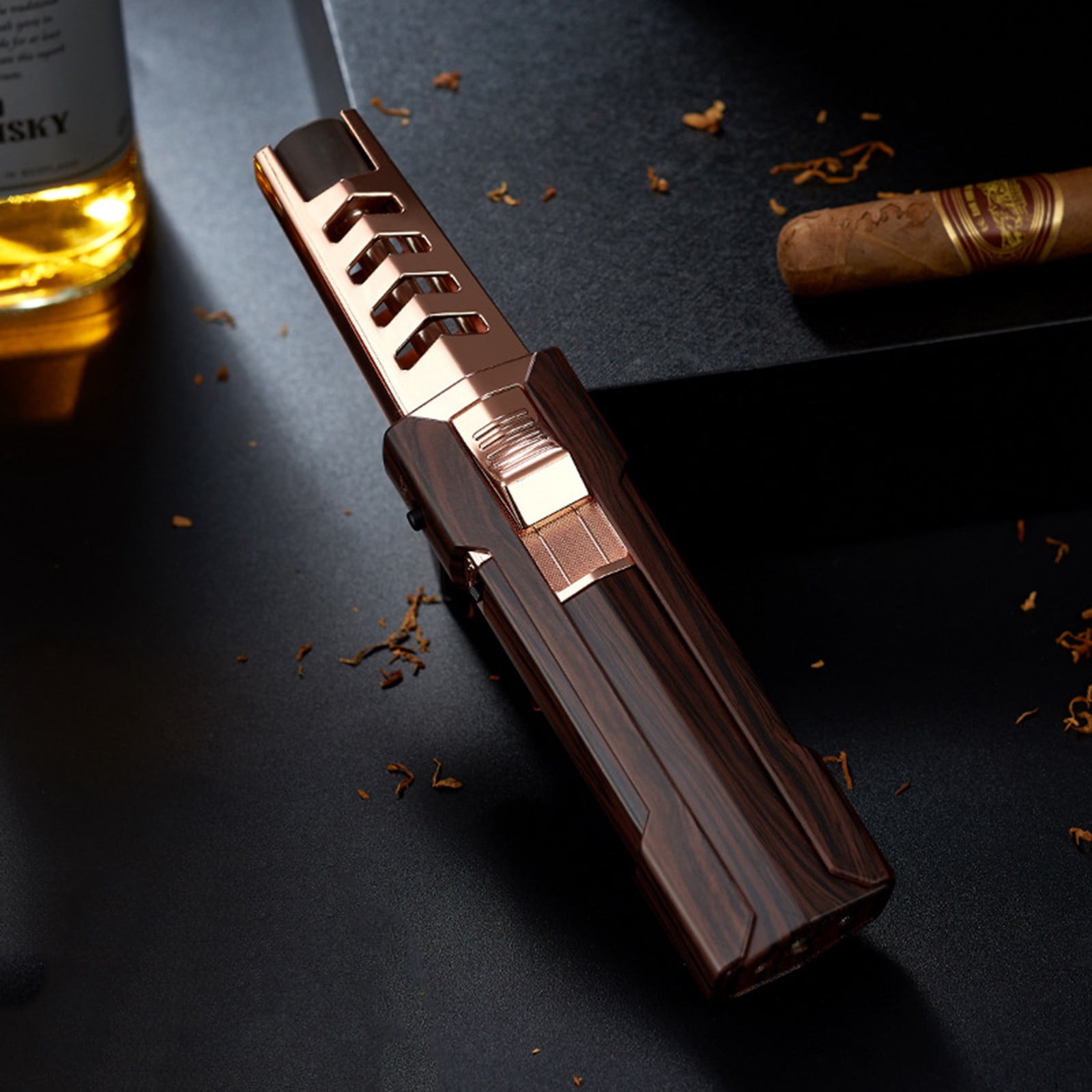 Metal Direct Spray Flame Lighter Inflatable High Temperature Spray ...