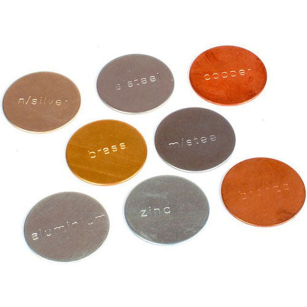 Metal Disc Set - 8 Metals - Stamped 1inch - Walmart.com