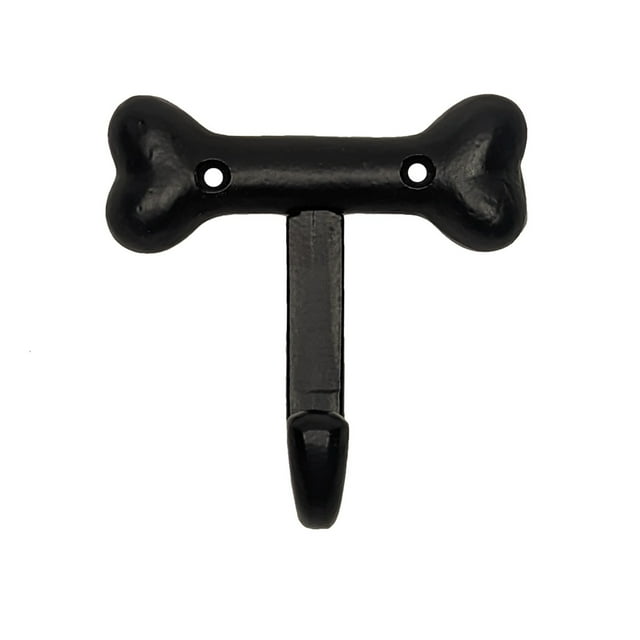 Metal Dog Bone Hook Wall Mount Hat Coat Hanger Puppy Leash Holder Pet ...