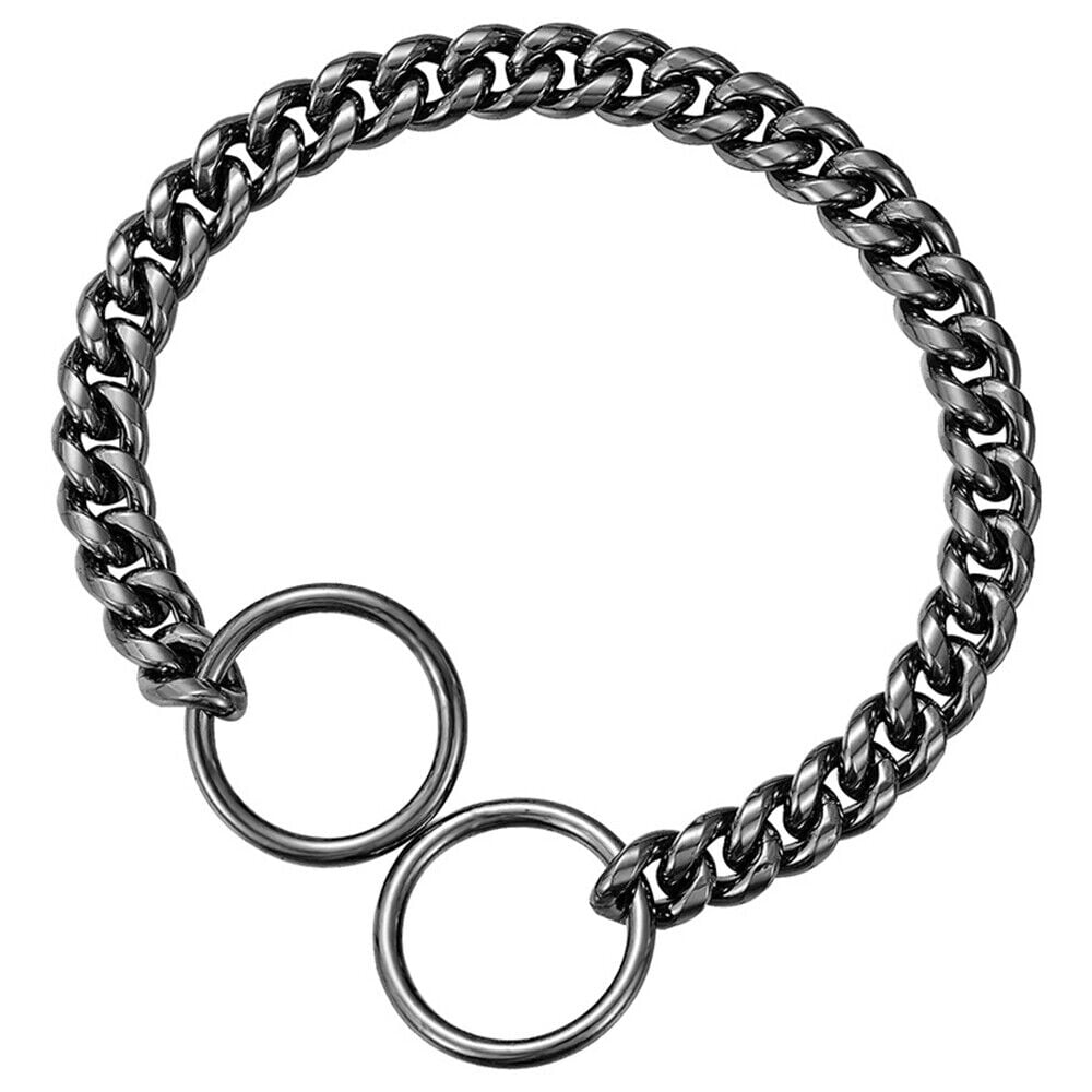 Metal Dog Collar Big Dog Collar Stainless Steel Large Dog Outdoor ...