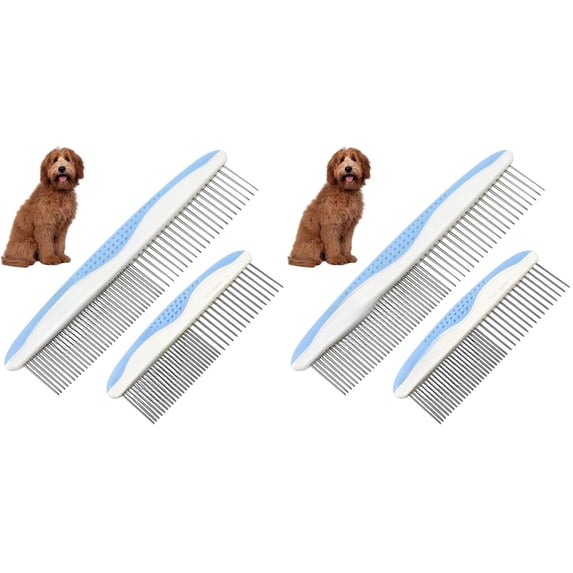 Metal Dog Combs for Grooming Matting, Doodle Brush, Dematting Pet Comb ...