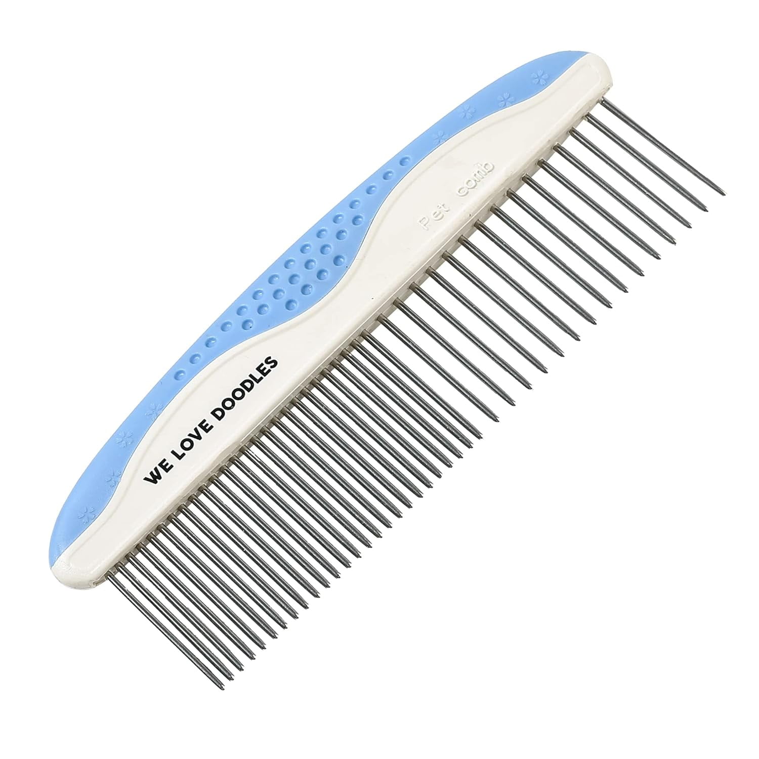 Metal Dog Grooming Comb | Removes Tangles & Matts | Dematting Pet Combs ...