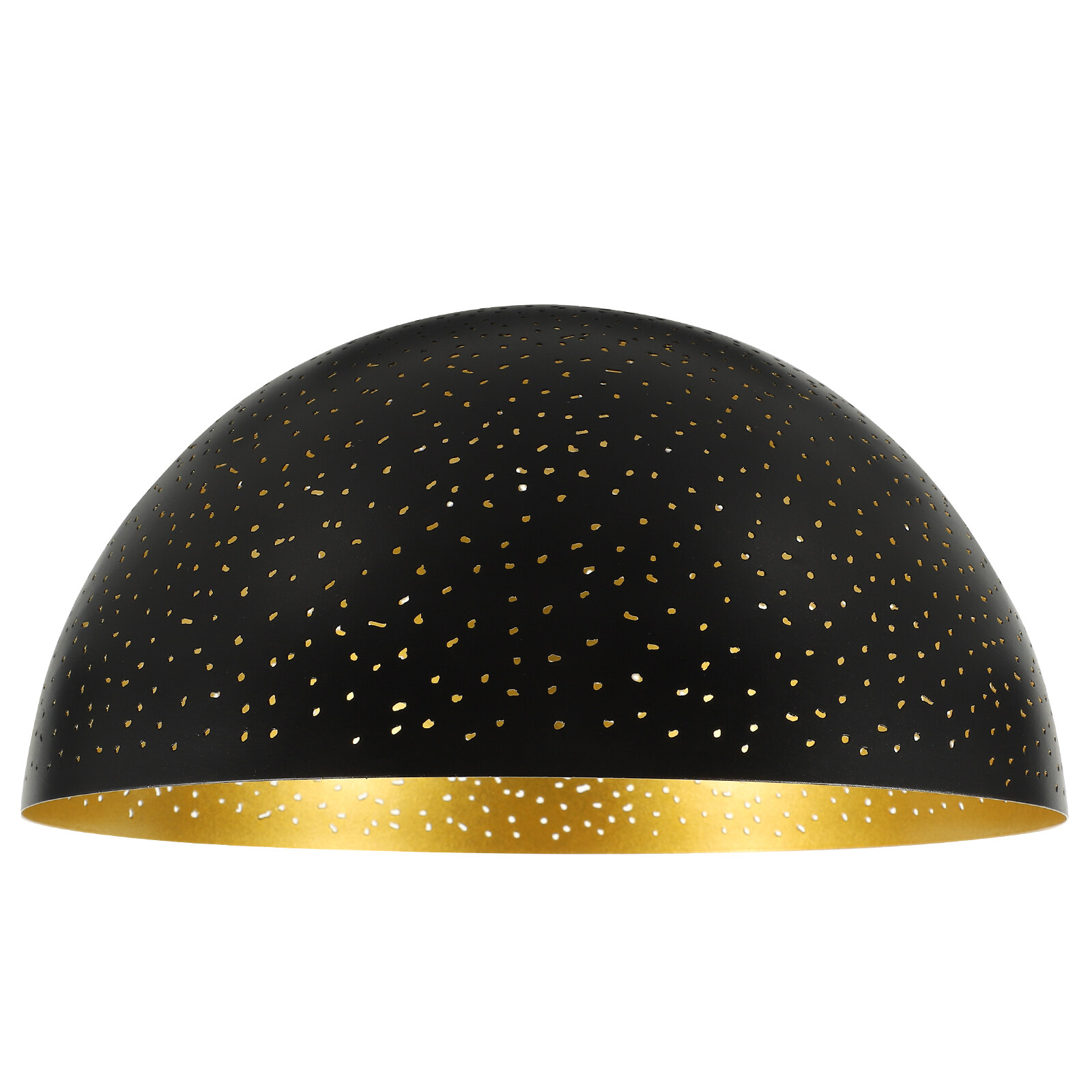 Metal Dome-shaped Bulb Shade with Sky Stars Design for Table/Floor ...