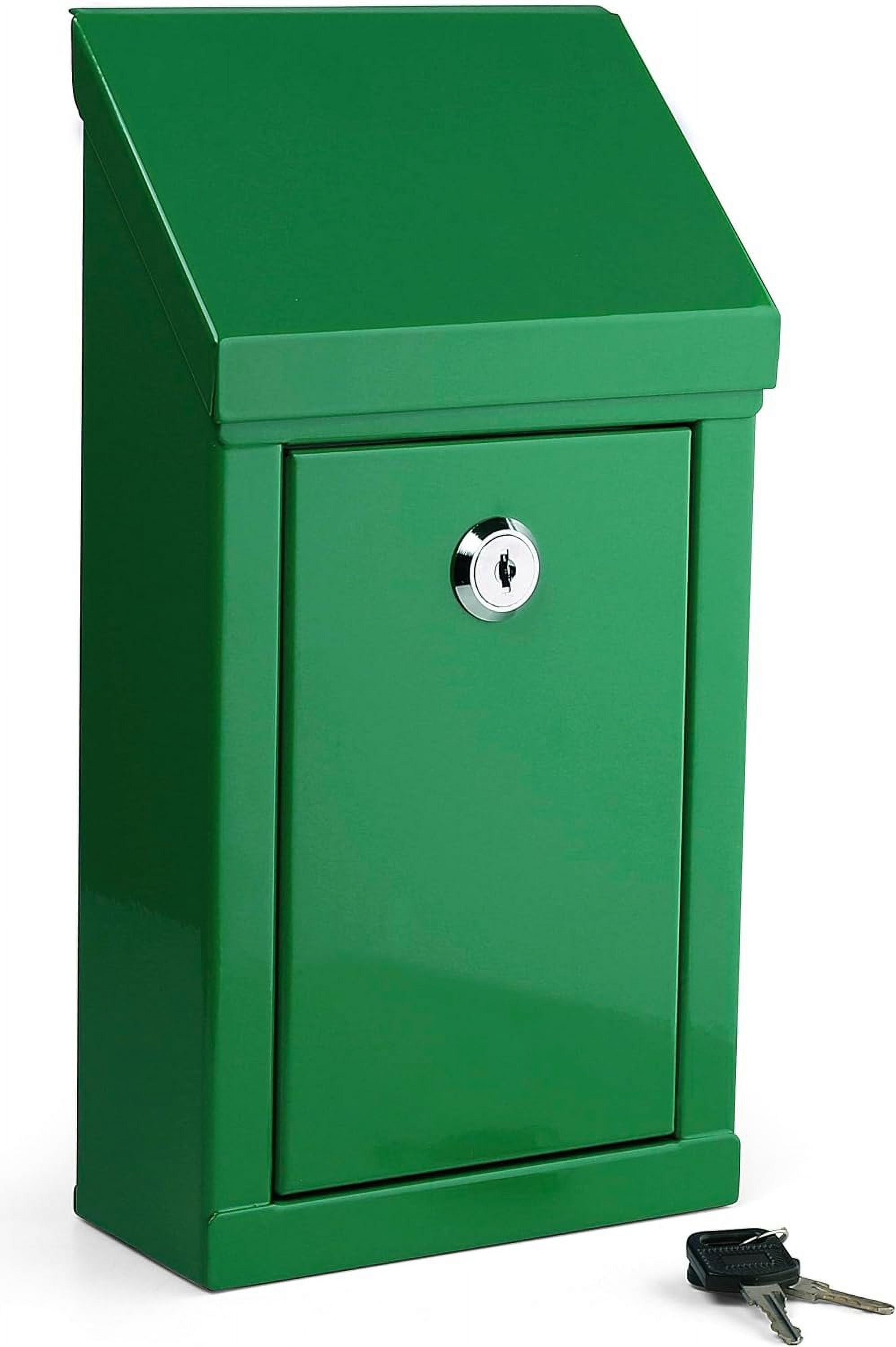 Metal Donation Box Charity Steel Collection Box Office Suggestion Box ...