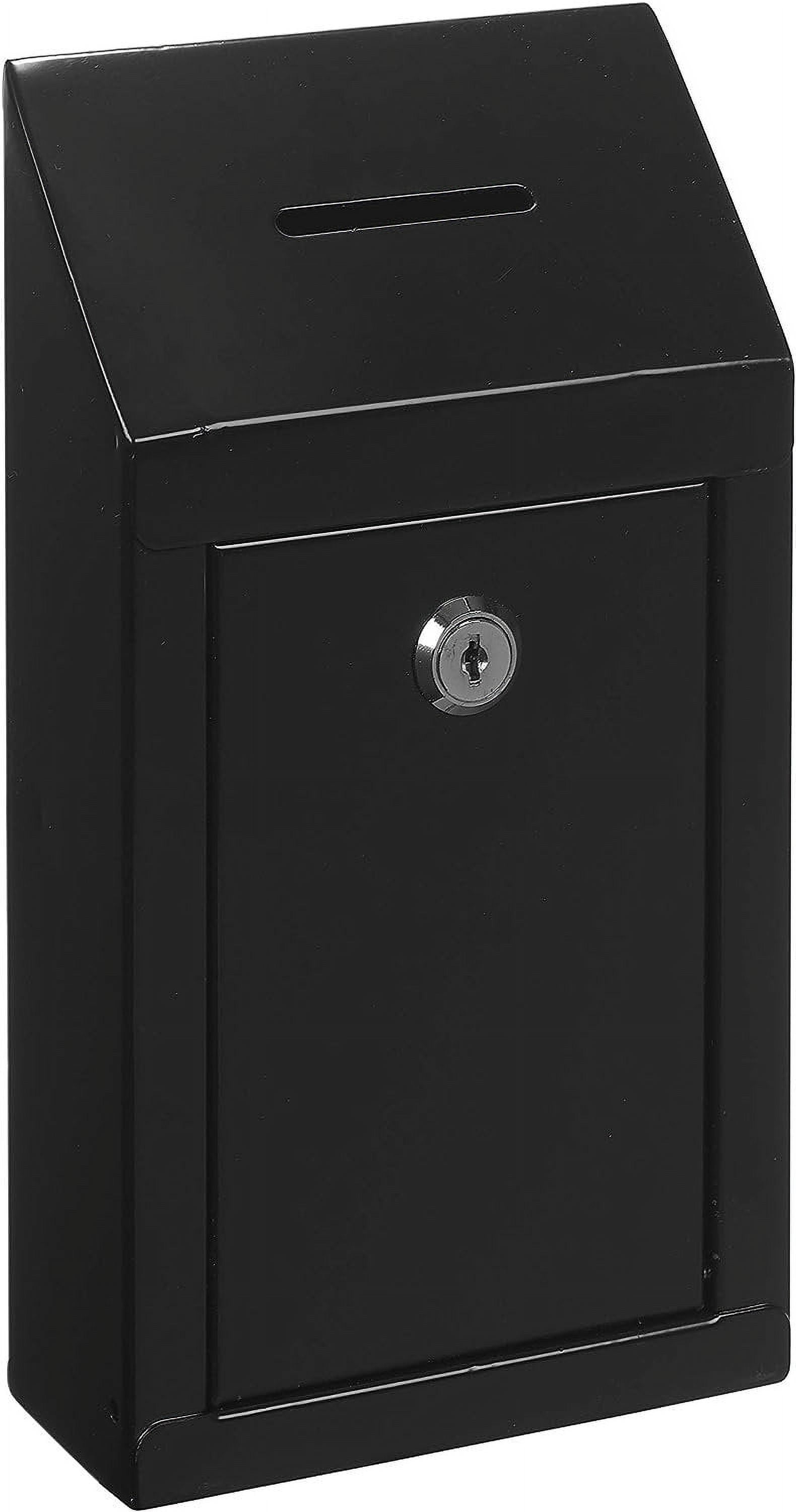 Metal Donation Box Charity Steel Collection Box Office Suggestion Box ...