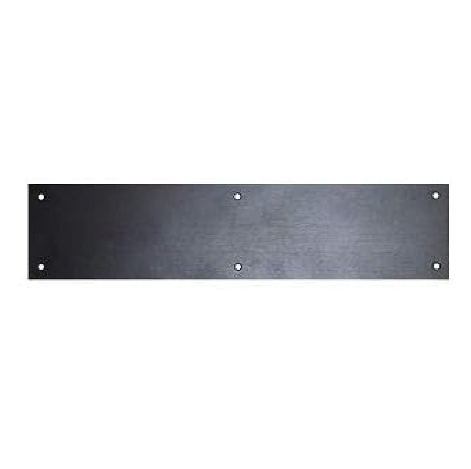 Metal Door Kick Plate BK Black Finish-(2) Two Pack-6"x28"-for 30" Doors ...