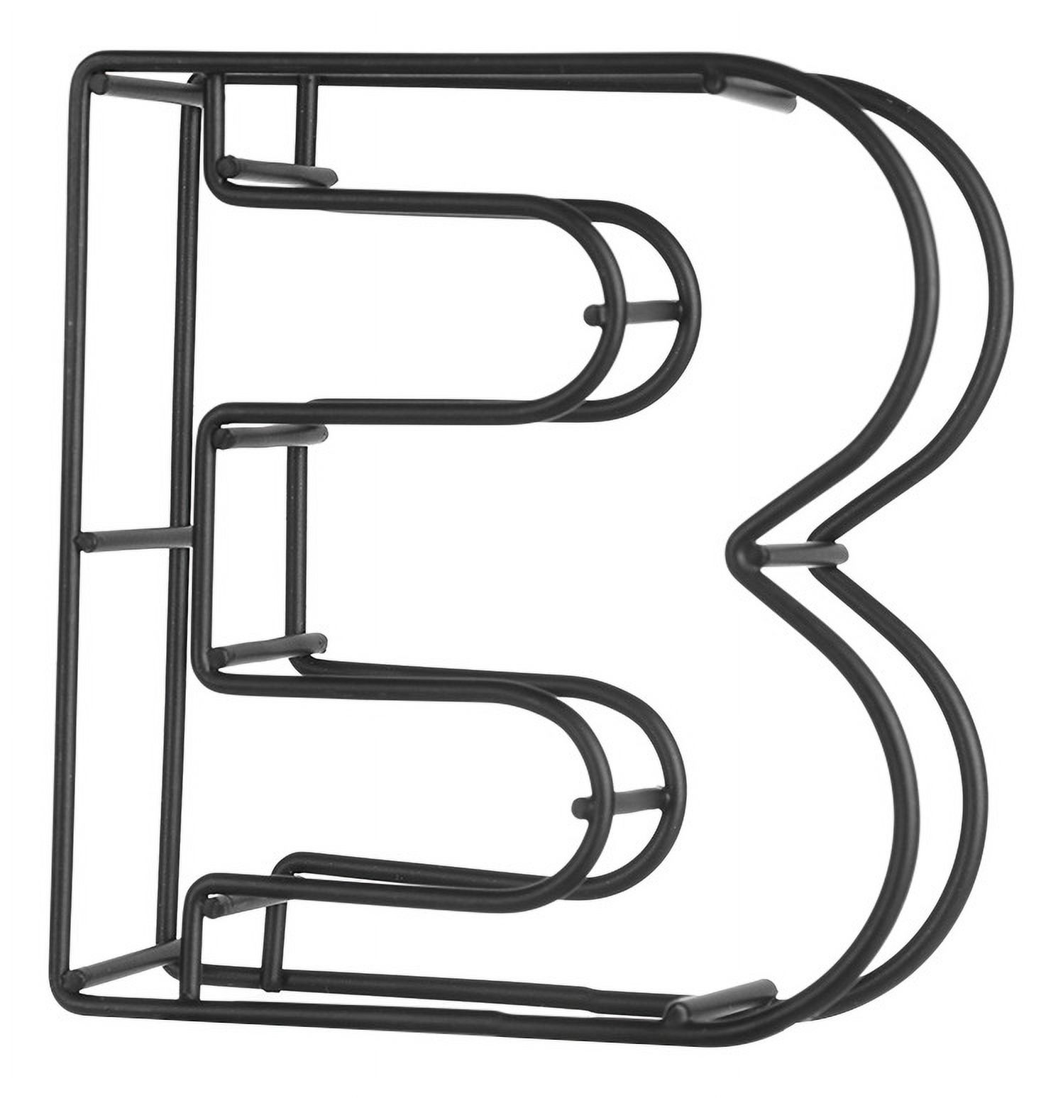 Metal Door With Hollow Wrought Iron Alphabet Letters - Walmart.com