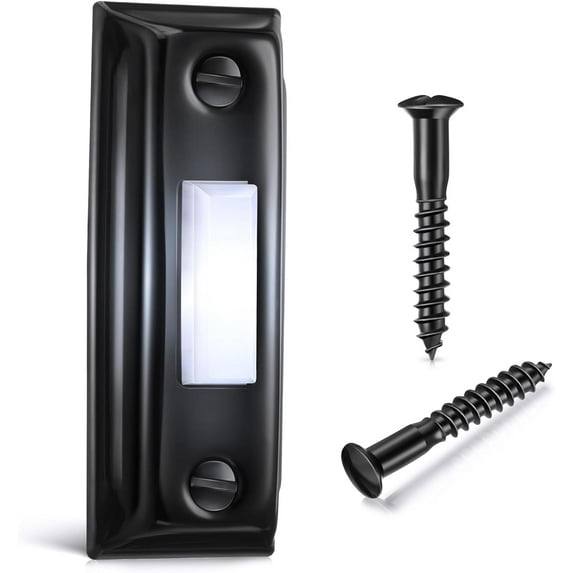 Metal Doorbell Push Button, Heavy Duty Metal Door Bell Wired Button LED ...