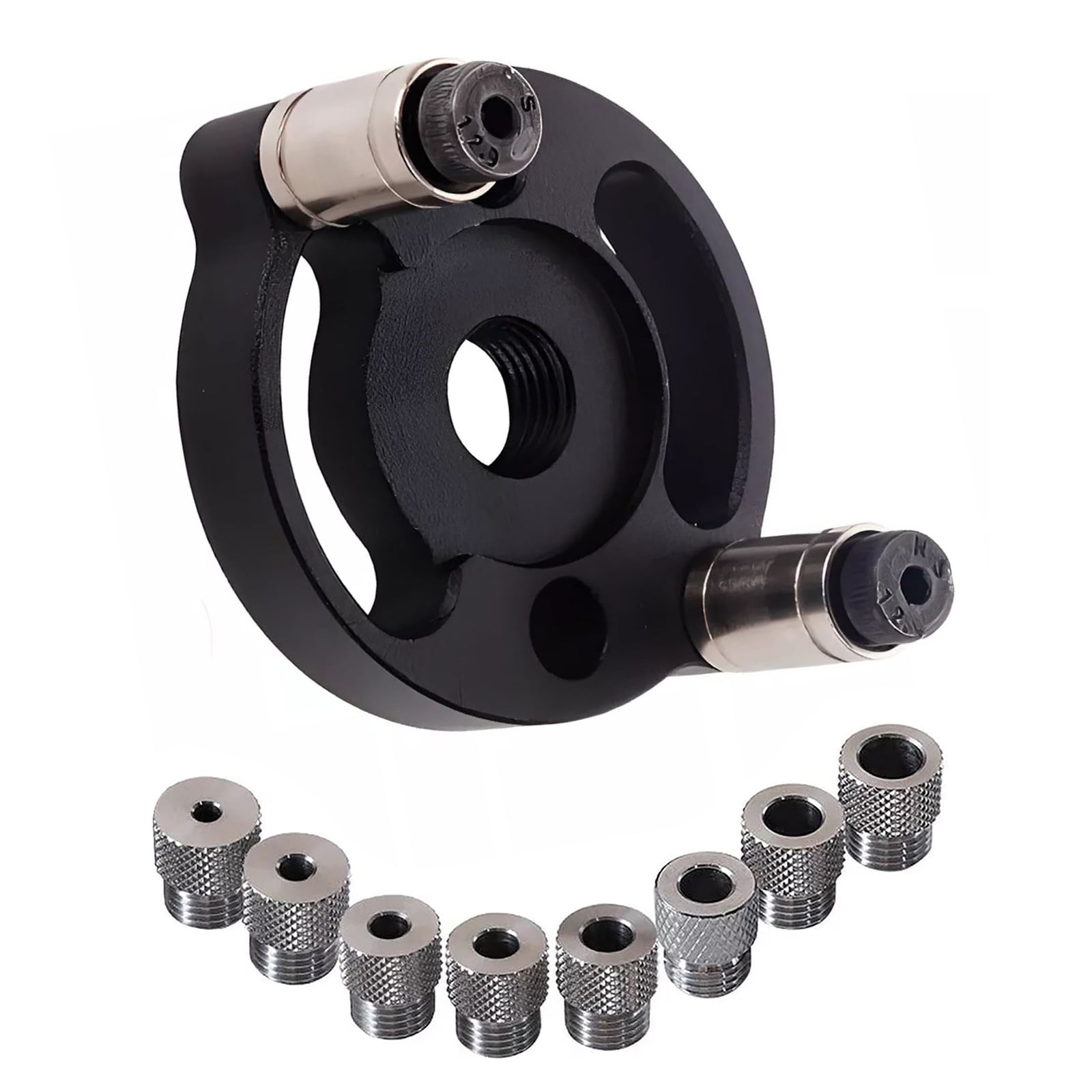 Metal Dowel Jig Kit Self Centering Steel Vertical Hole Guide Locator ...