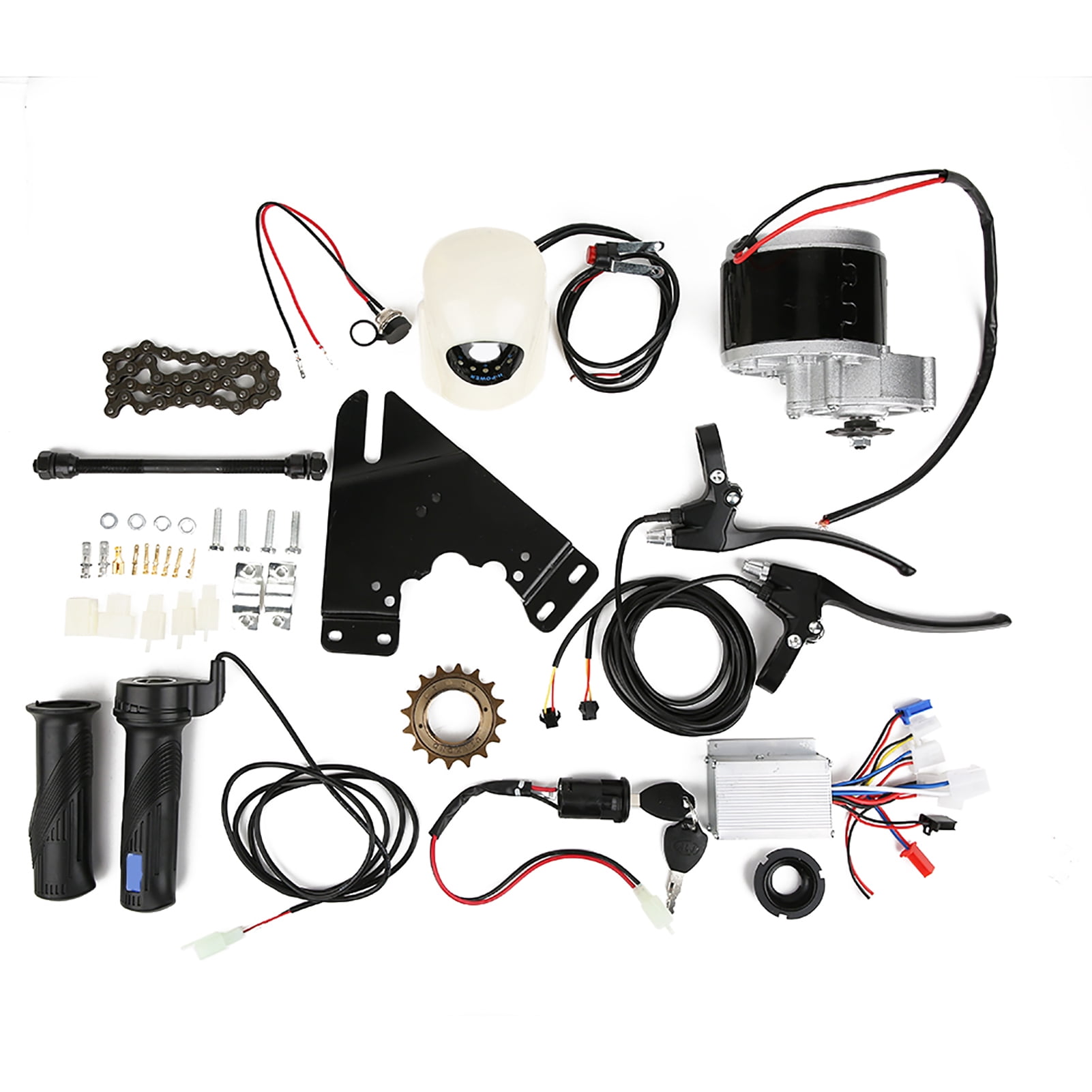 Metal E-Bike Conversion Set - 14Pcs Electric Cycle Conversion Kit ...