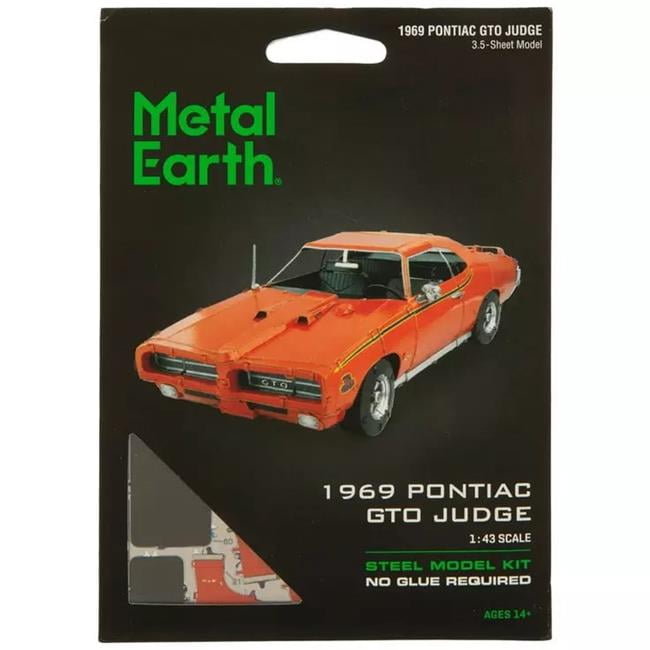 Fascinations 9114987 Metal Earth 1969 Pontiac GTO Judge Model Kit ...
