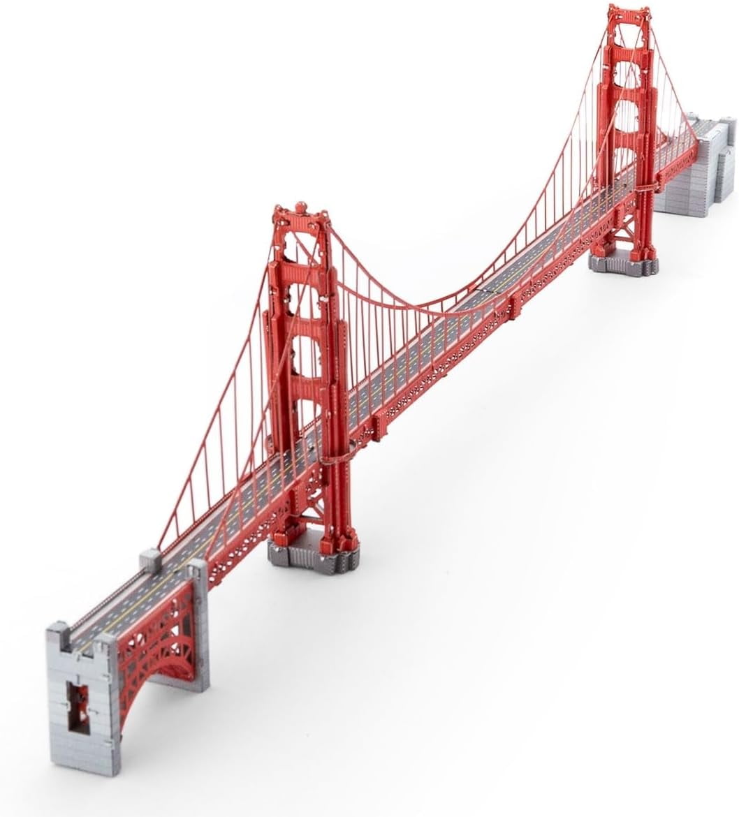 Metal Earth - Premium Series - Golden Gate Bridge Model Kit - Walmart.com