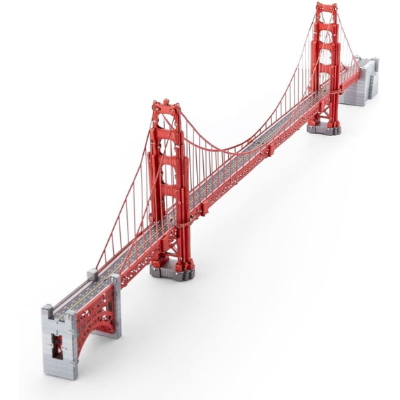 Metal Earth - Premium Series - Golden Gate Bridge Model Kit - Walmart.com
