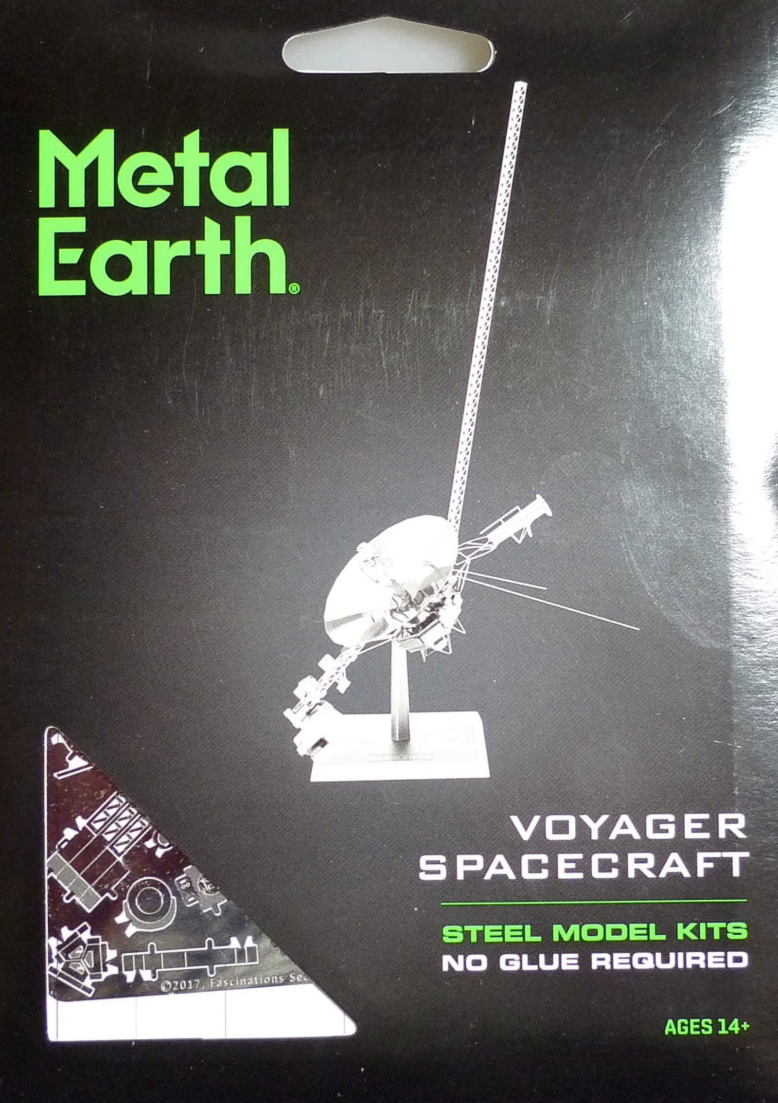 Metal Earth Voyager Spacecraft 3D Metal Model + Tweezer 11227 - Walmart.com