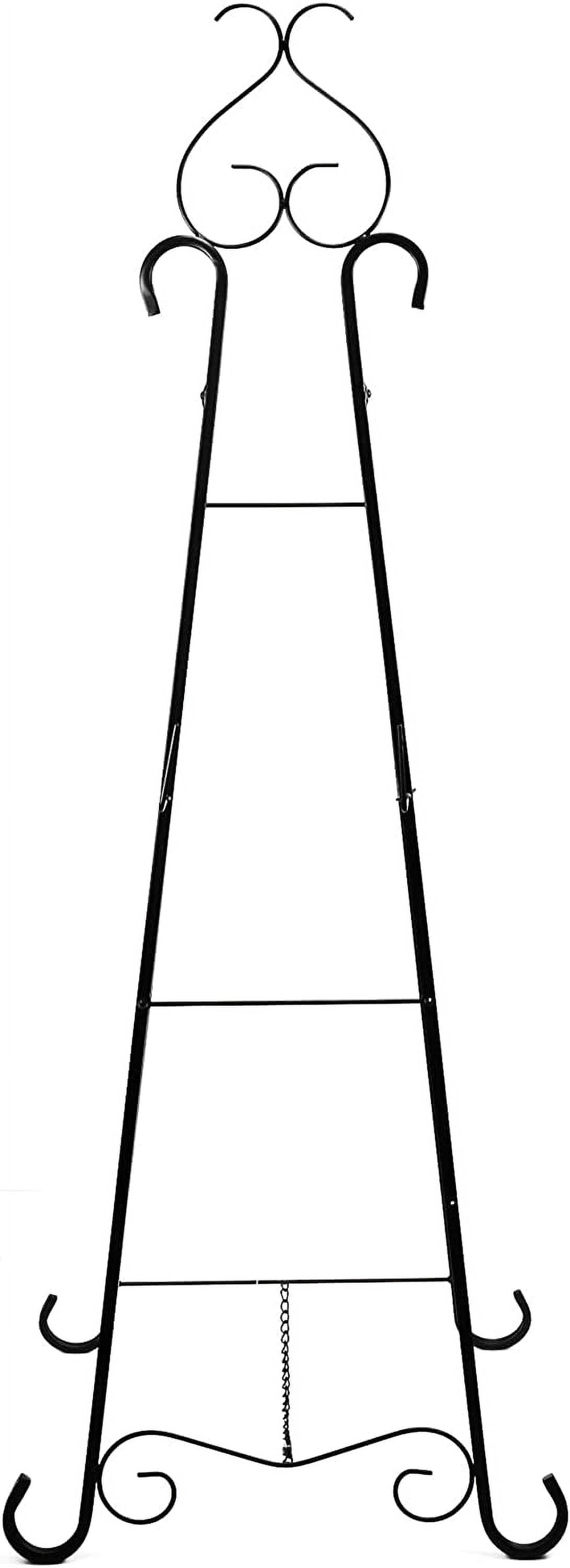 Metal Easel Display Stand - Decorative Black Picture Easel Stand for ...